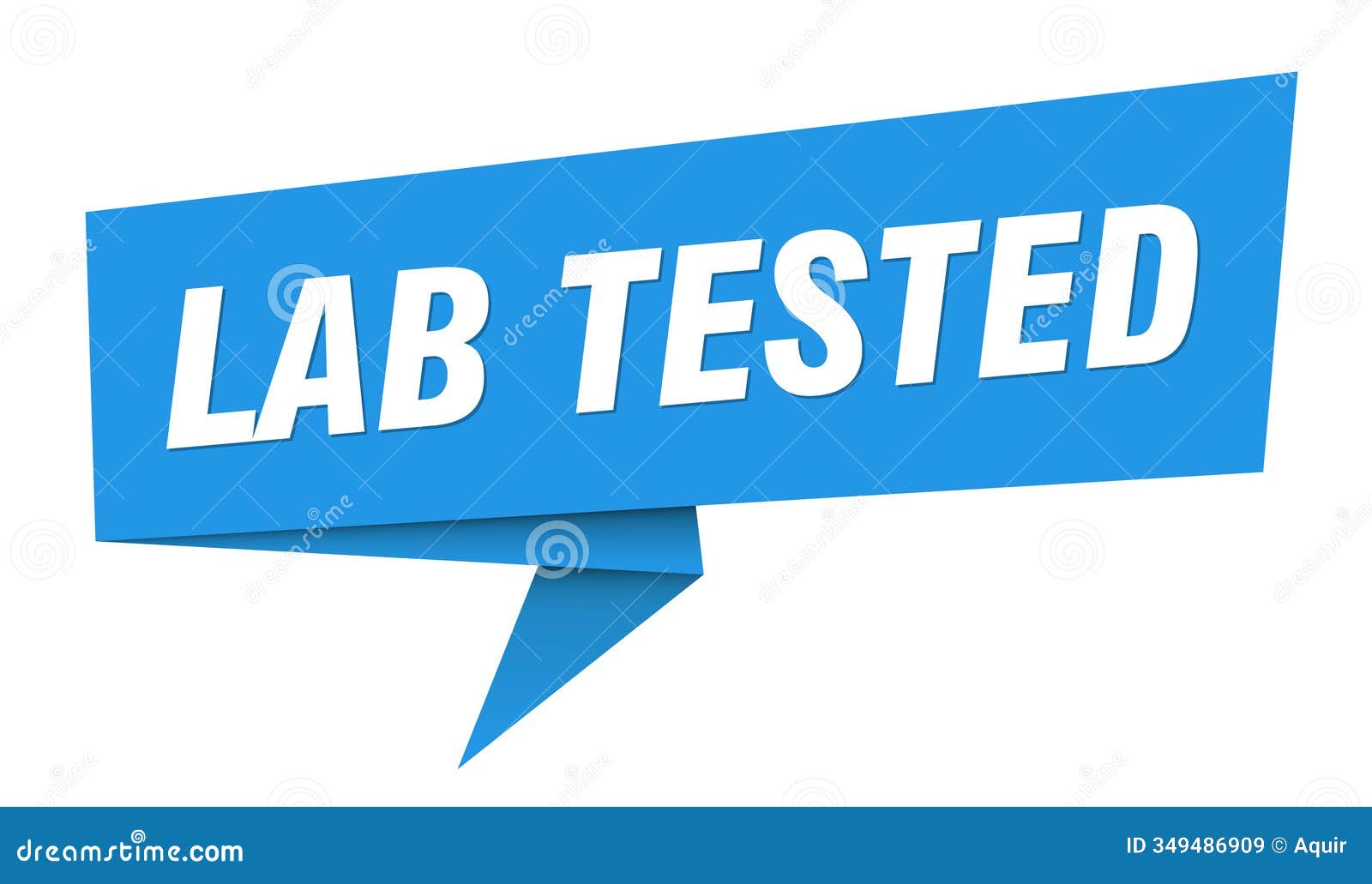 Lab Tested Banner. Lab Tested Speech Bubble, Label, Sticker, Sign ...