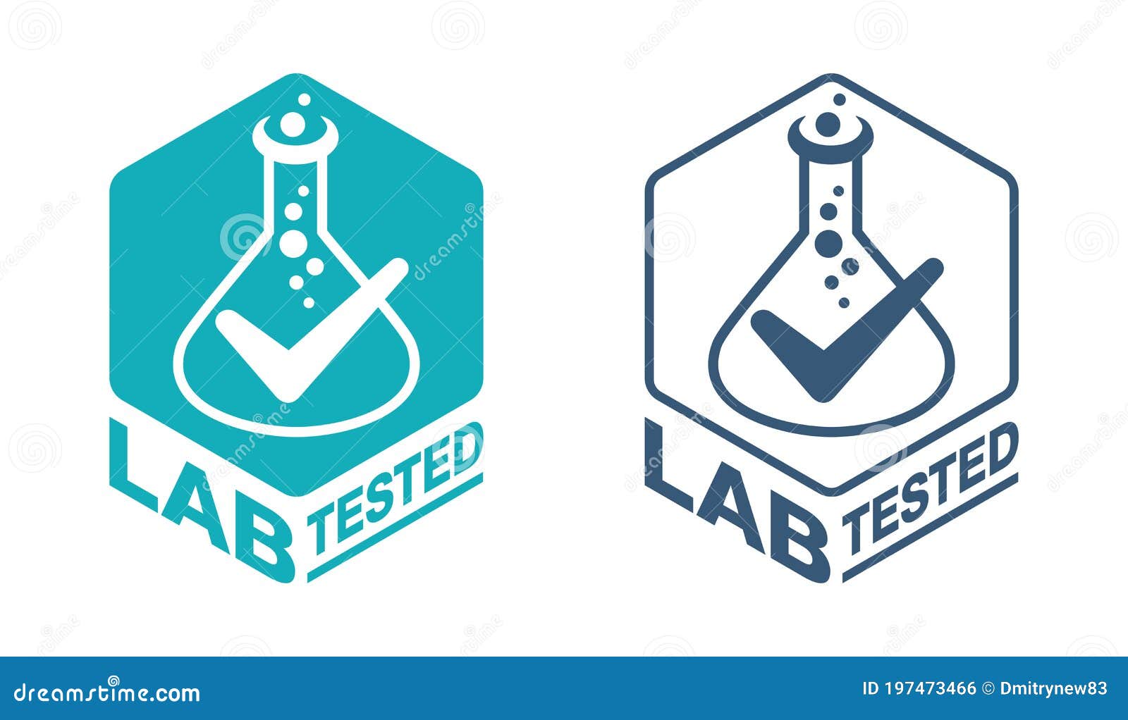Lab Tested Hexagonal Certificated Proven Stamp Stock Vector ...