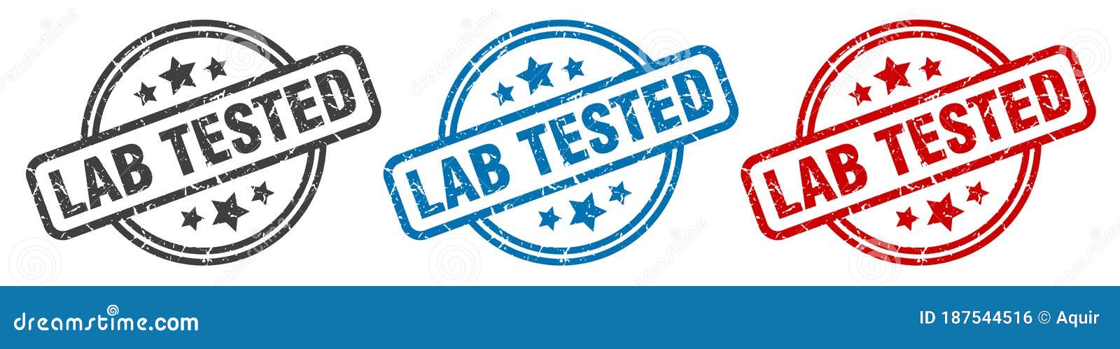 Lab Tested Stamp. Lab Tested Round Isolated Sign Stock Vector ...
