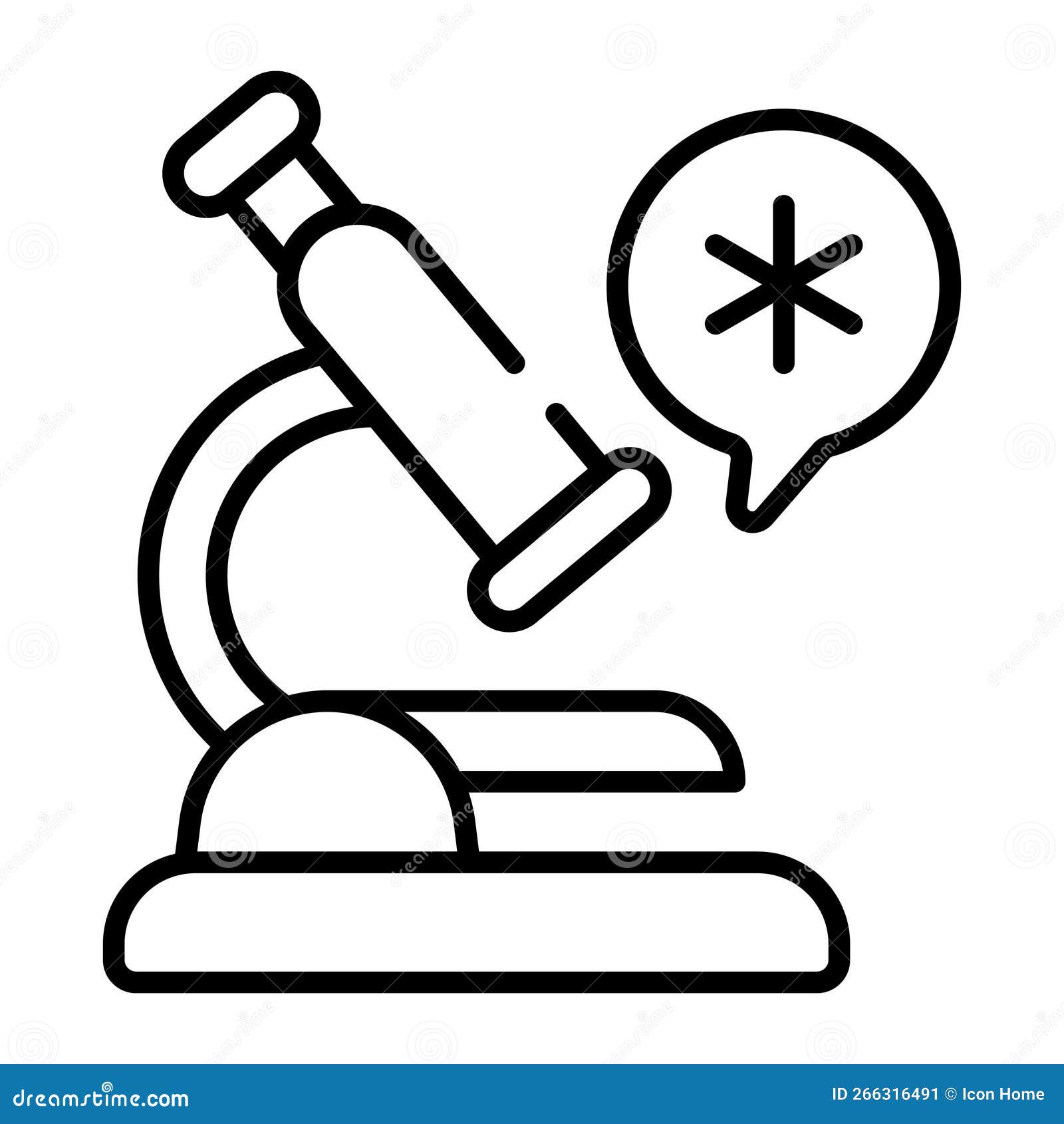 Lab Testing Trendy Icon, Microscope Laboratory Equipment Vector Stock ...