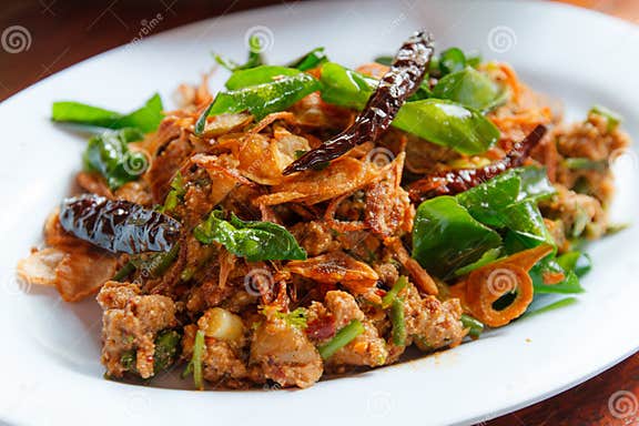 Lab, Thai food stock photo. Image of dinner, basil, larb - 27573542