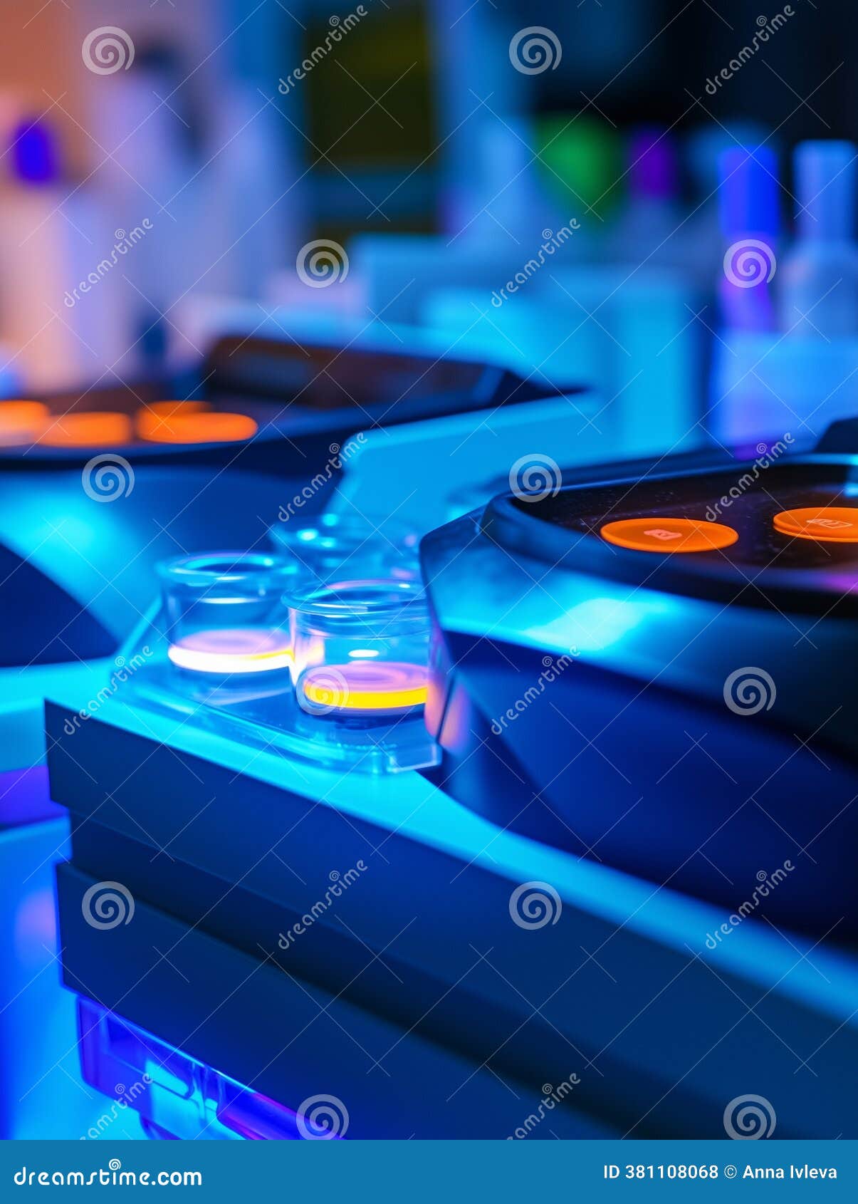 Thermal Cycler Machine In A Molecular Biology Laboratory. Polymerase ...