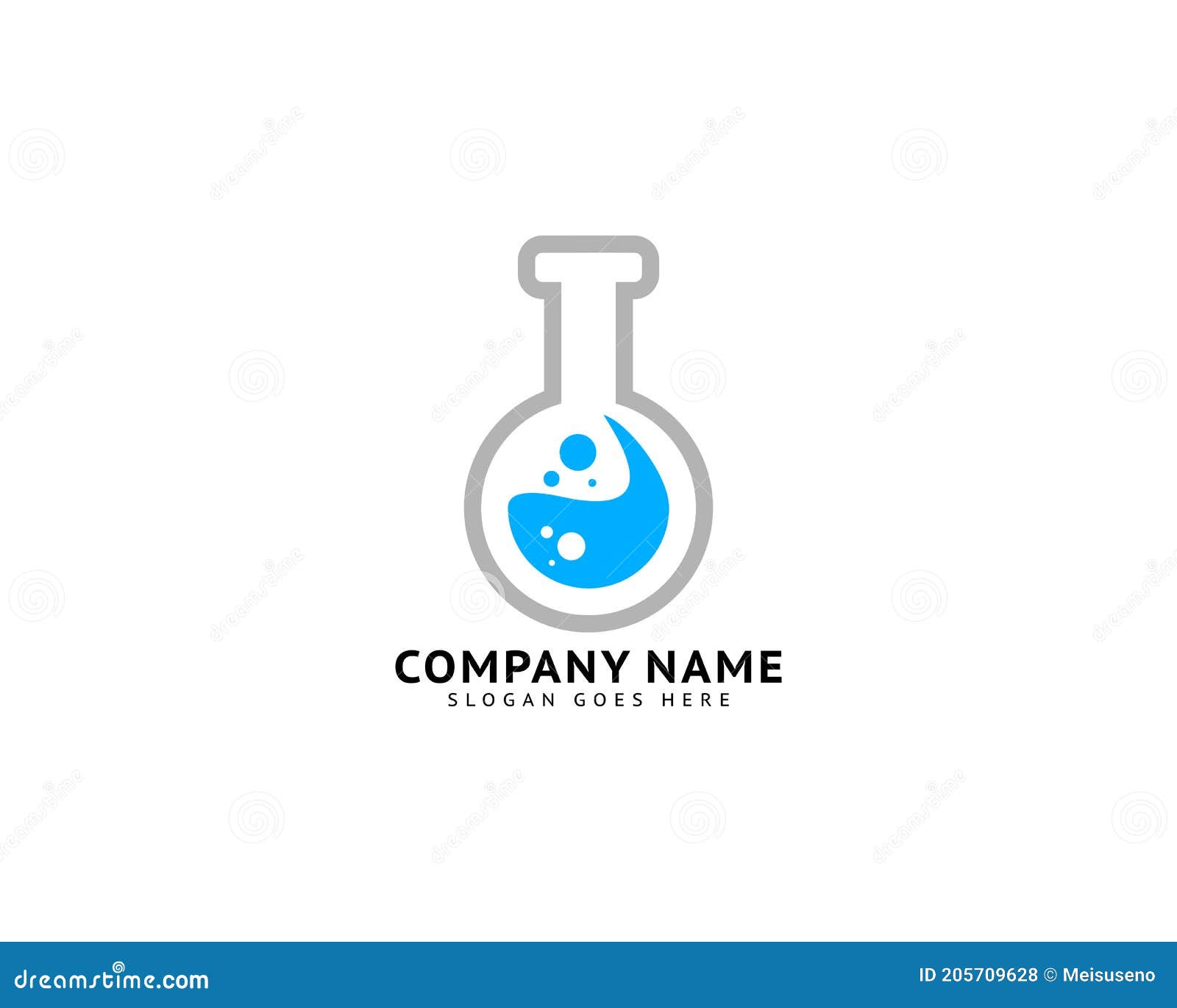 Lab Tube Vector Icon Logo Design Stock Vector - Illustration of biology ...