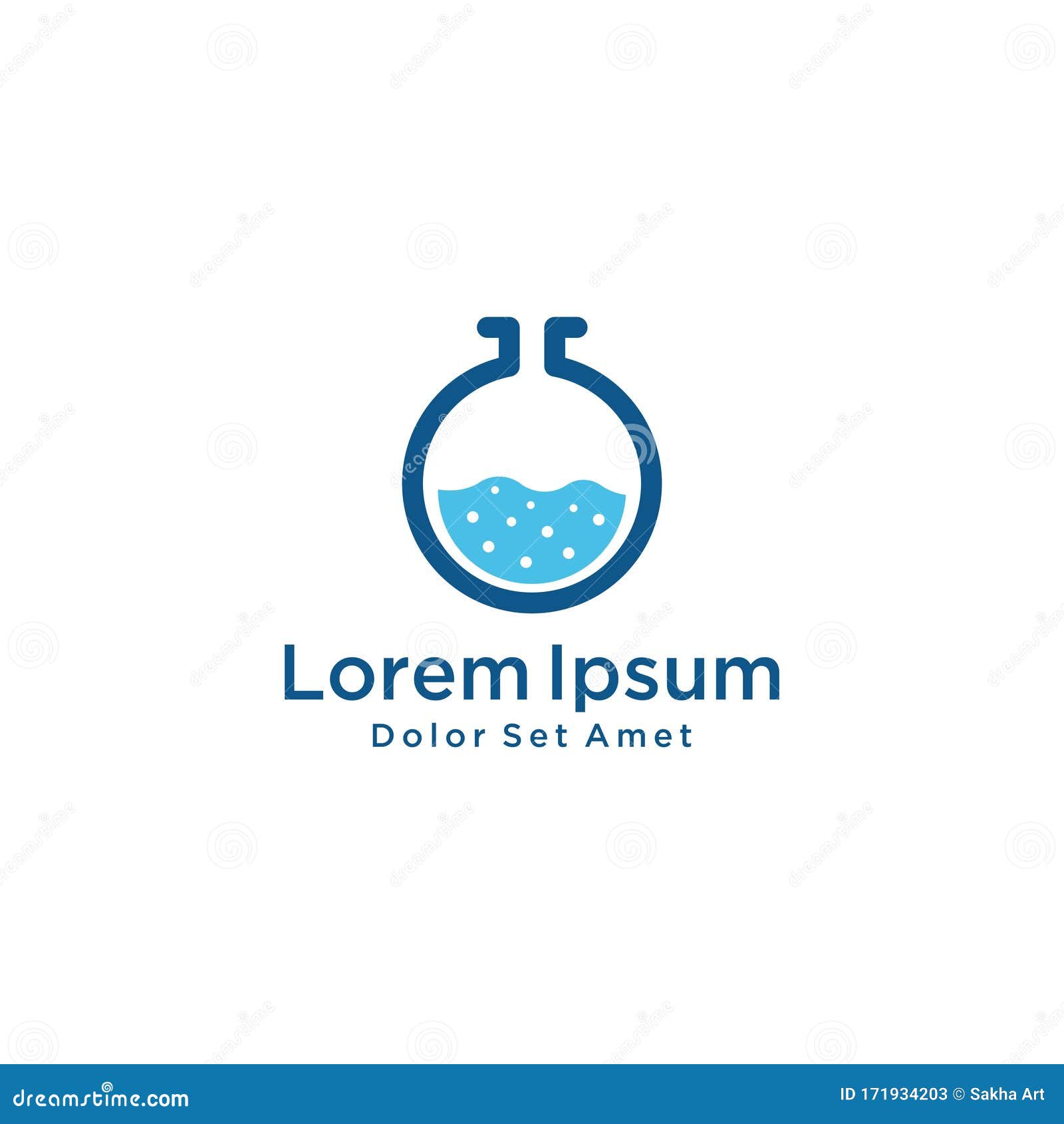 Lab Tube Vector Icon Logo Design Stock Illustration - Illustration of ...