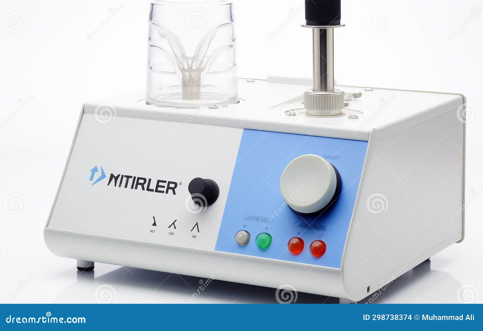Lab Vortex Mixer on White Background Stock Photo - Image of ...