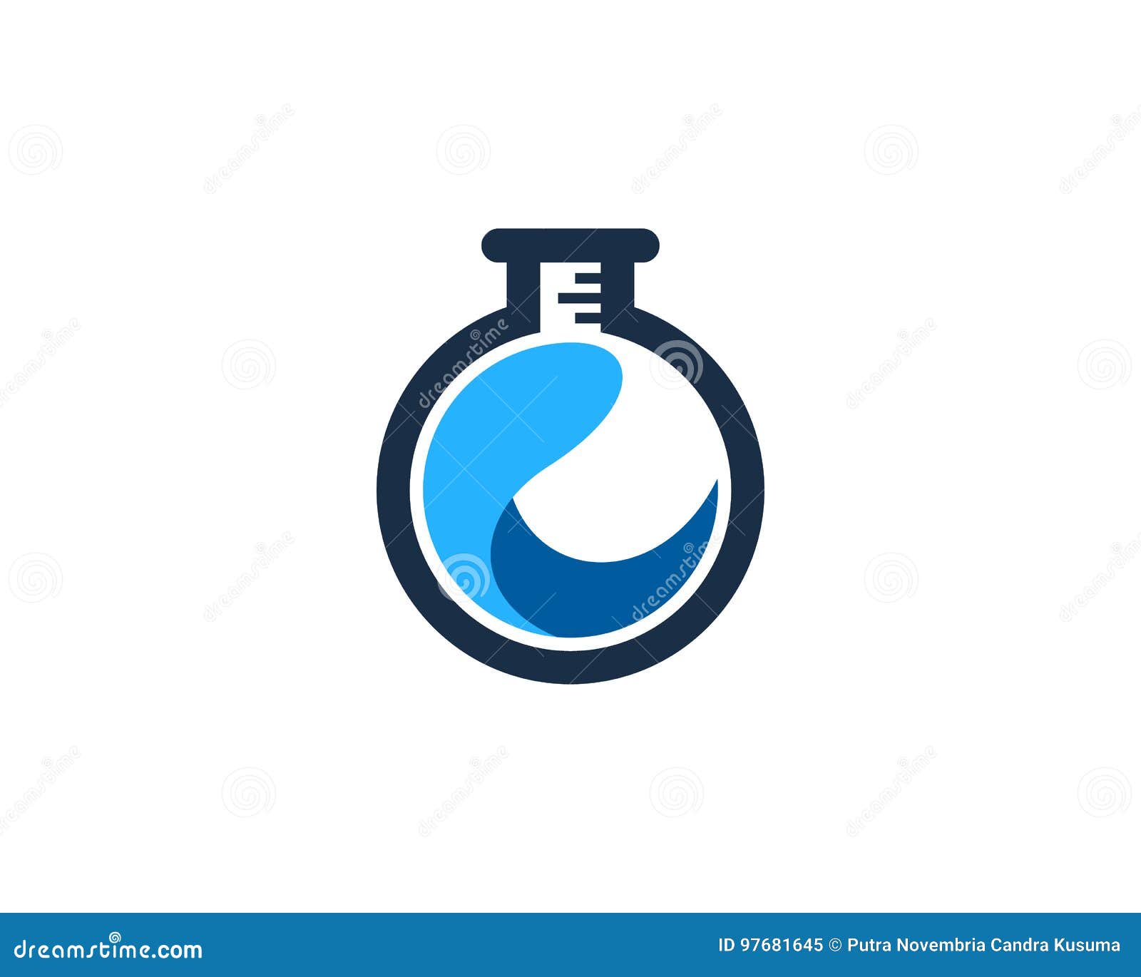 Lab Wave Icon Logo Design Element Stock Vector - Illustration of ...