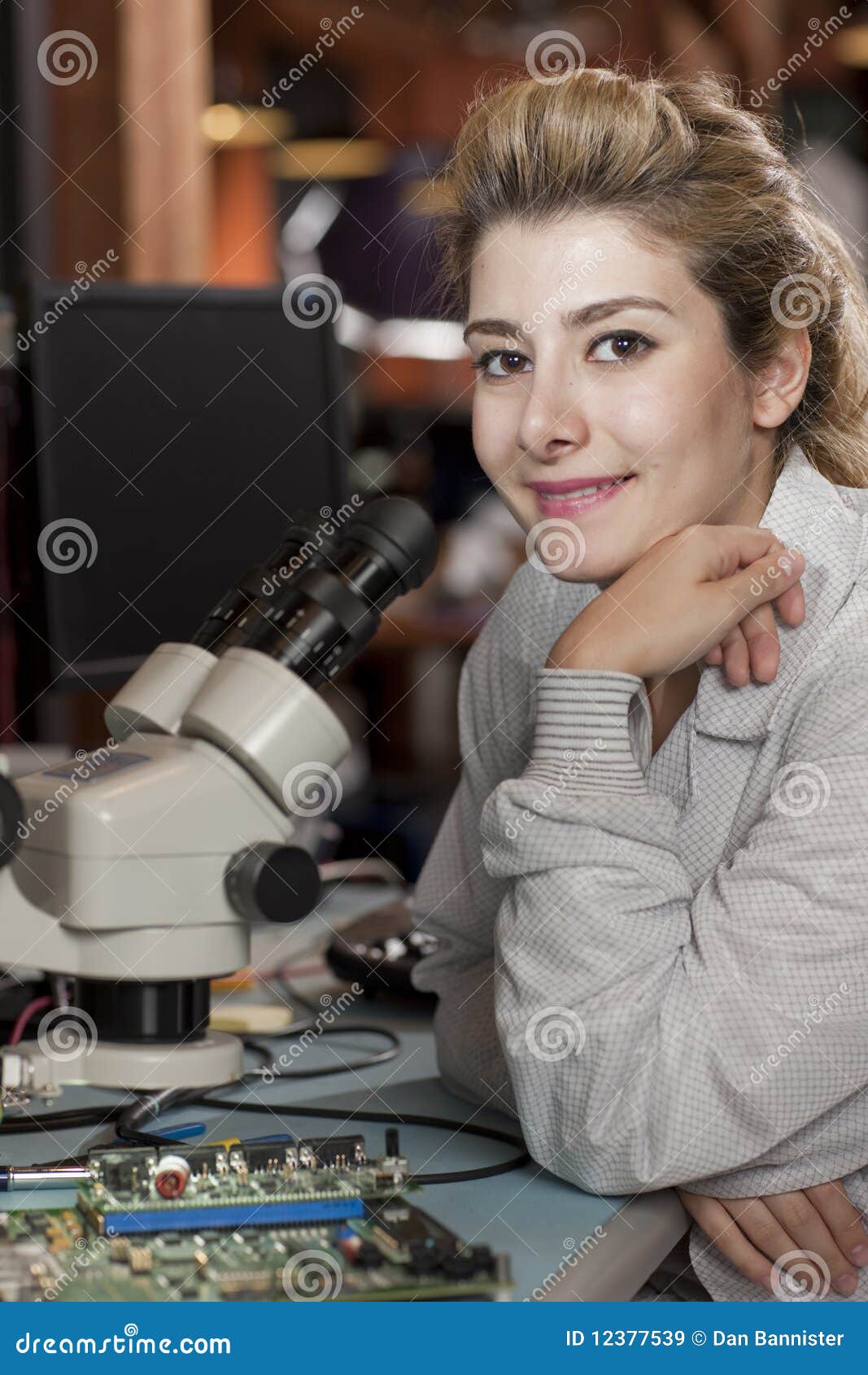 Lab Worker stock image. Image of vision, looking, research - 12377539
