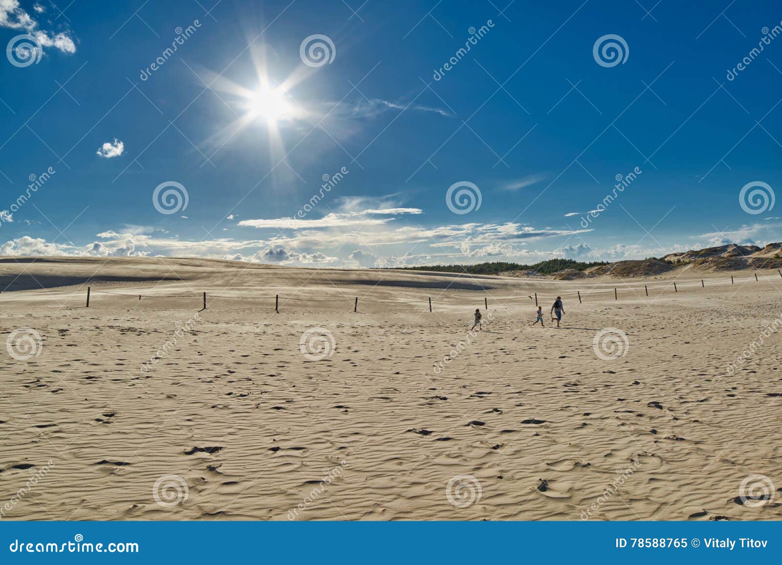 Leba Dunes in Poland stock image. Image of ocean, nature - 78588765