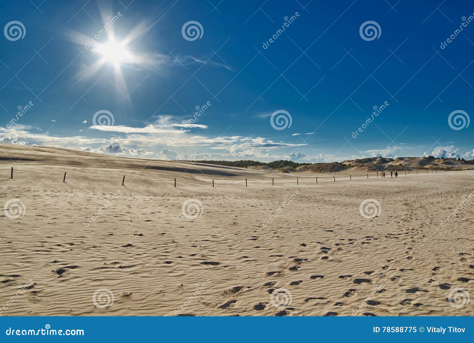 Leba Dunes in Poland stock image. Image of scenic, lacka - 78588775