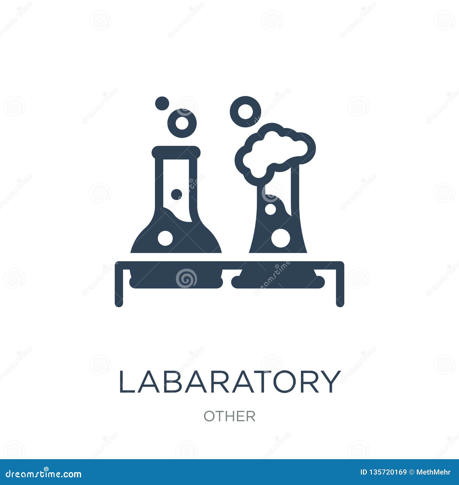 Labaratory Icon in Trendy Design Style. Labaratory Icon Isolated on ...