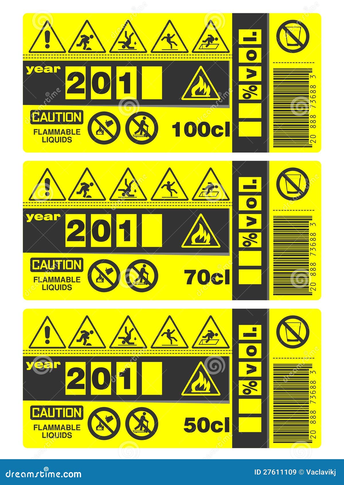 Label alcohol - danger stock vector. Illustration of 70cl - 27611109
