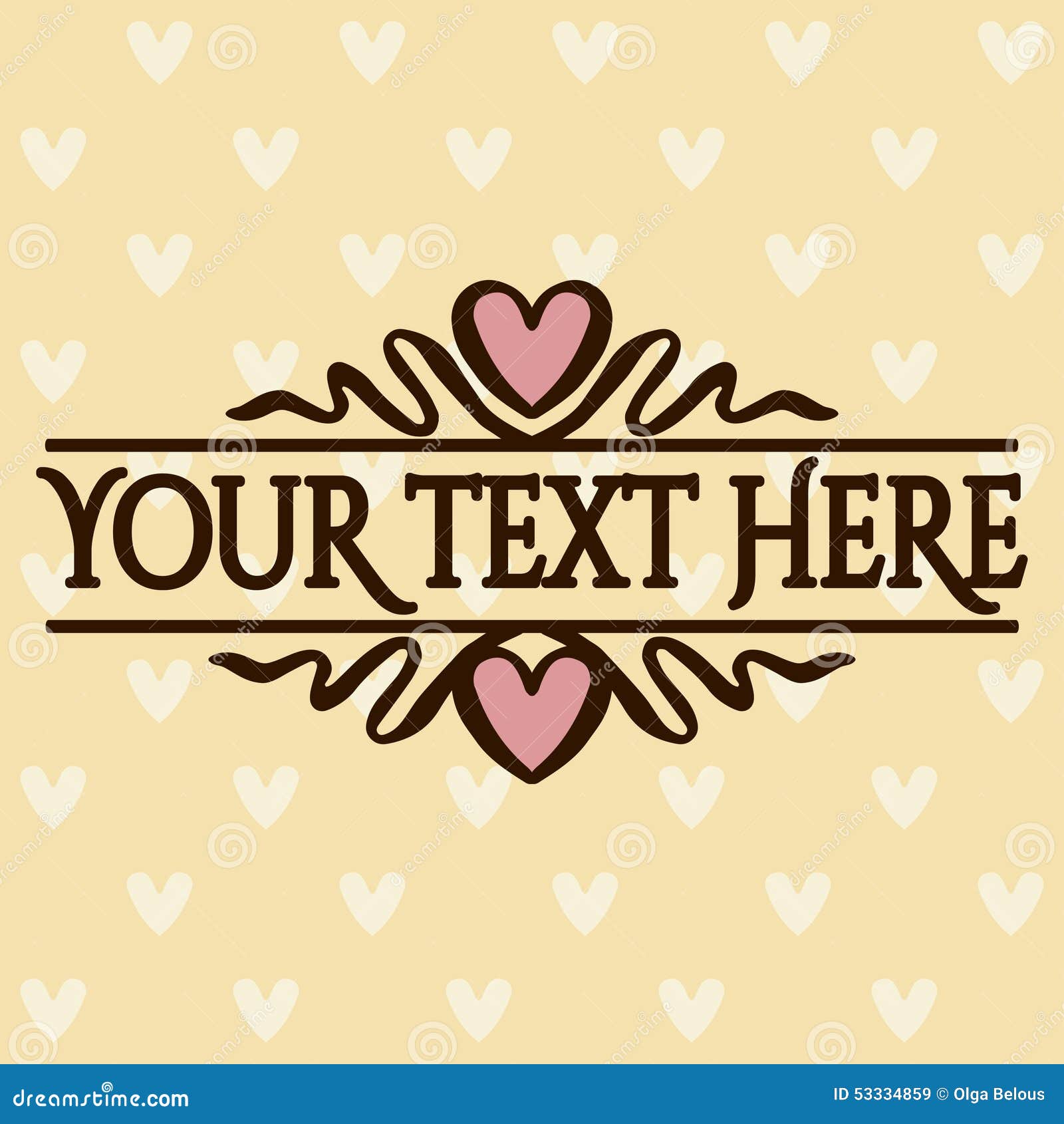 Label and Badge on Decorative Background with Stock Illustration ...