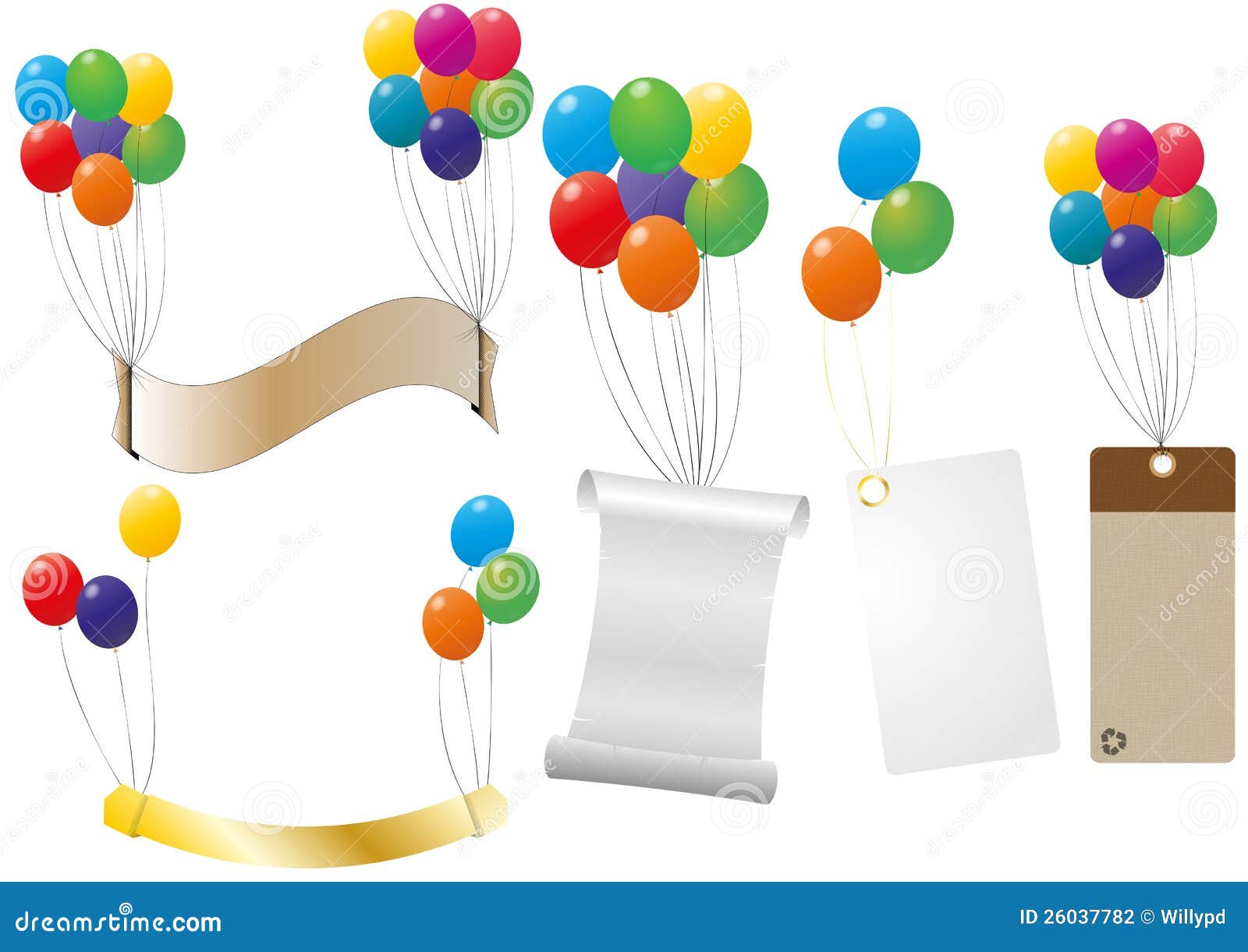 Label balloon stock vector. Illustration of cheerful - 26037782