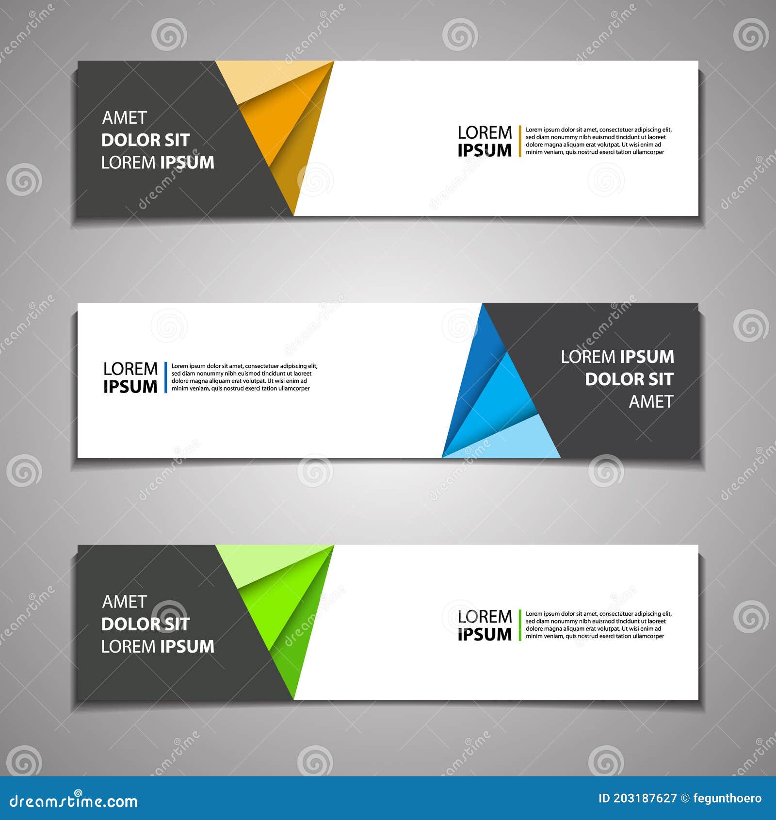 Label Banner Background Modern Business Corporate Template Design Web ...