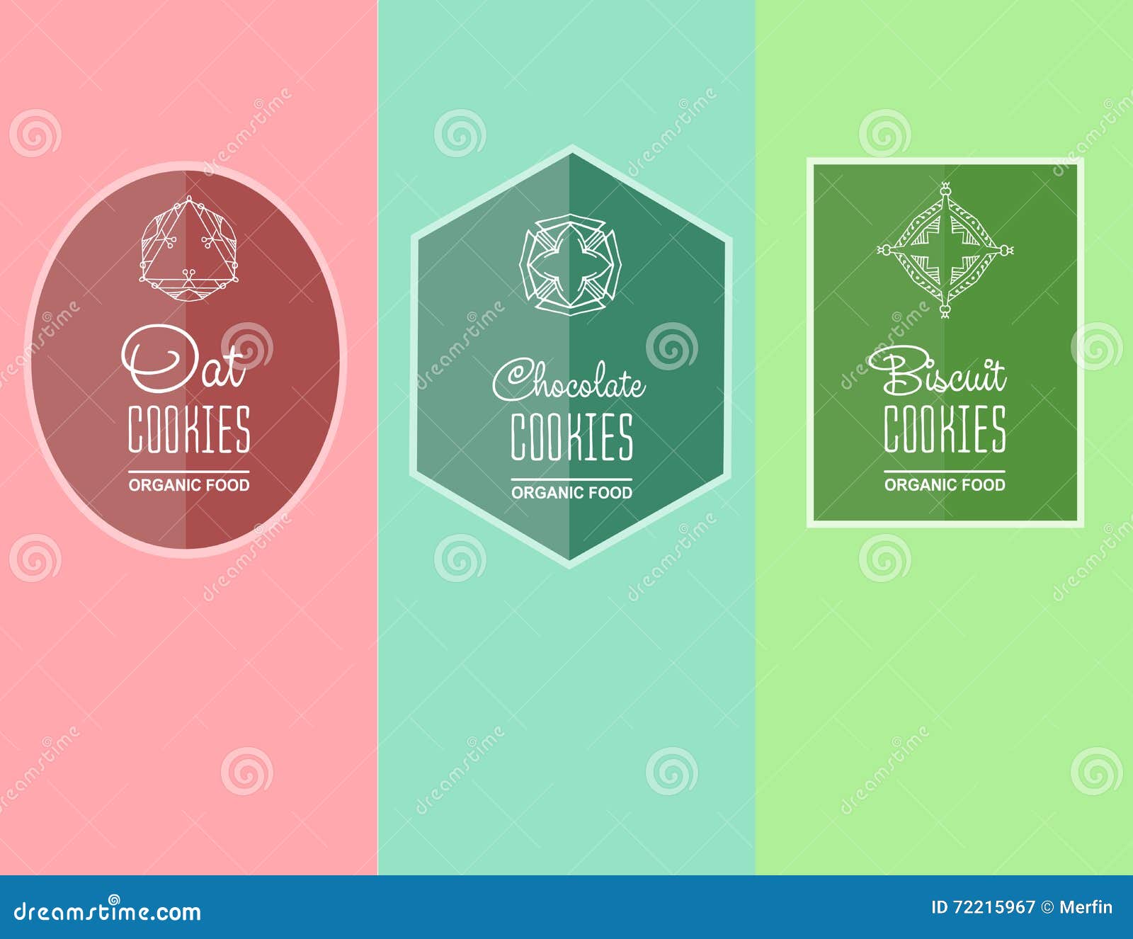 Label for biscuits cookies stock vector. Illustration of homemade ...