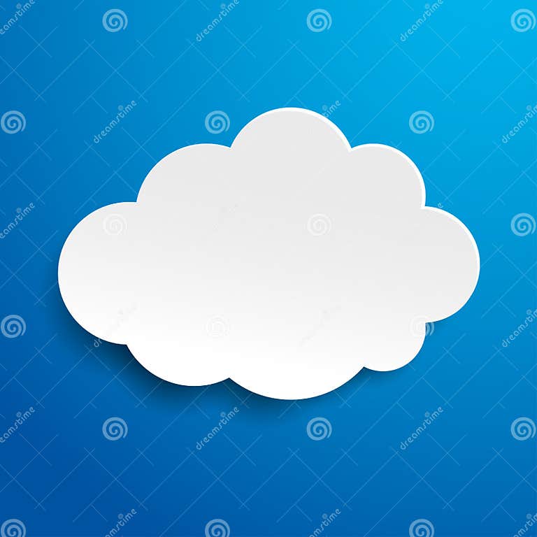 Cloud Blue Sky Label stock vector. Illustration of design - 30304131
