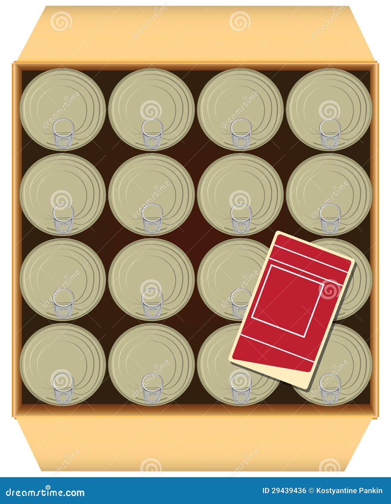 Label in a box stock vector. Illustration of adaptation - 29439436