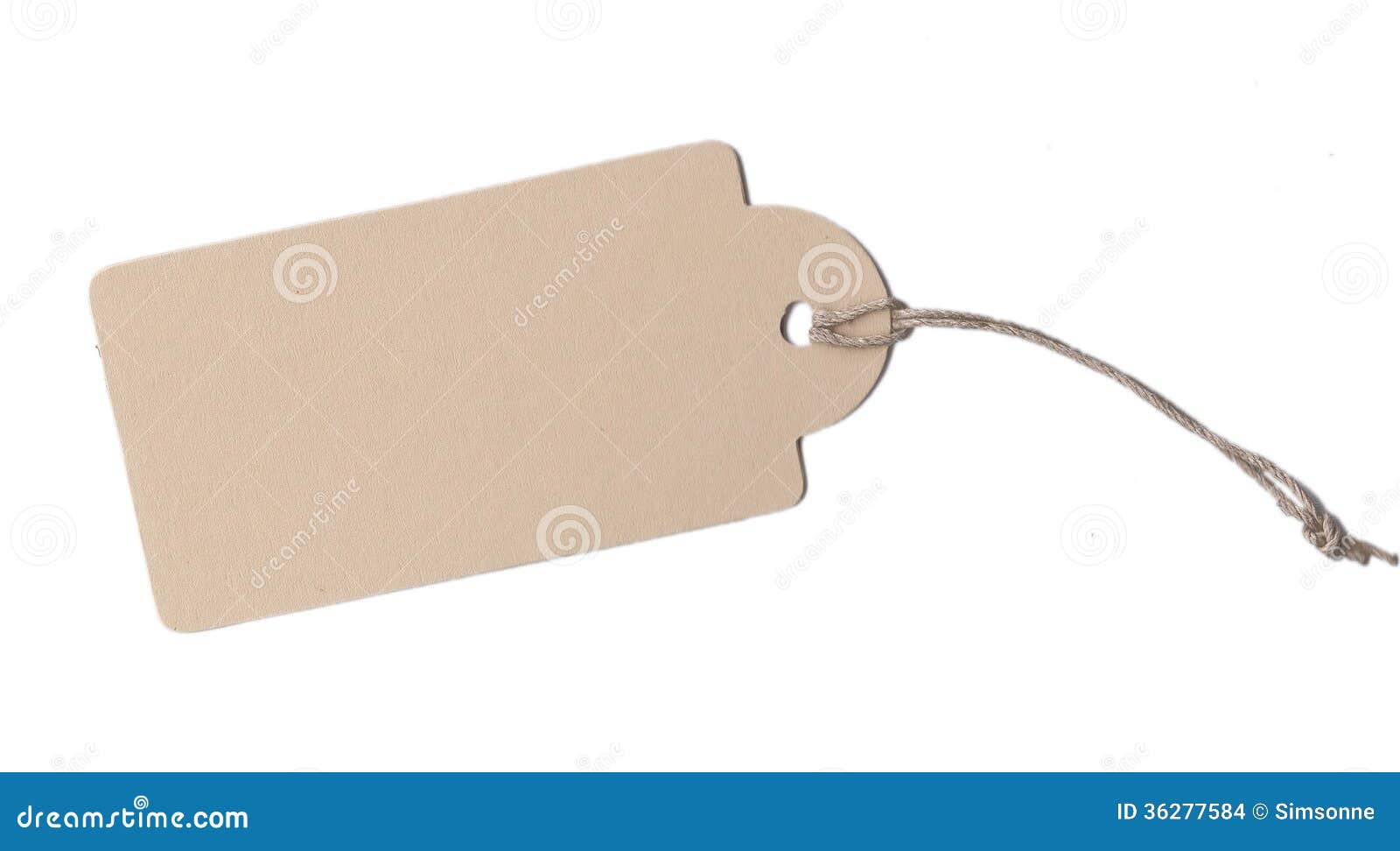 Label cardboard paper cord stock photo. Image of birthday - 36277584
