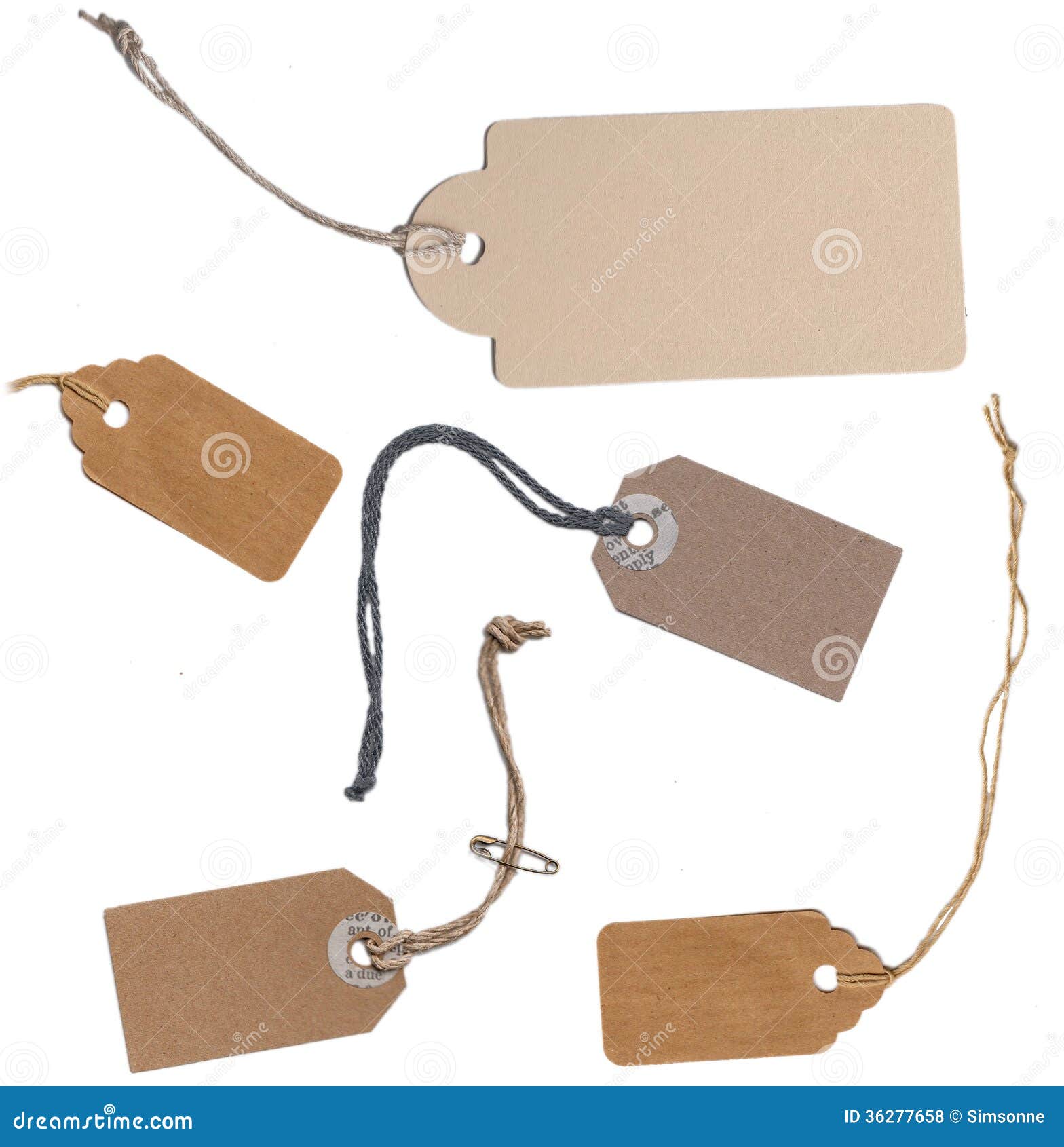 Label cardboard paper cord stock photo. Image of broadsheet - 36277658