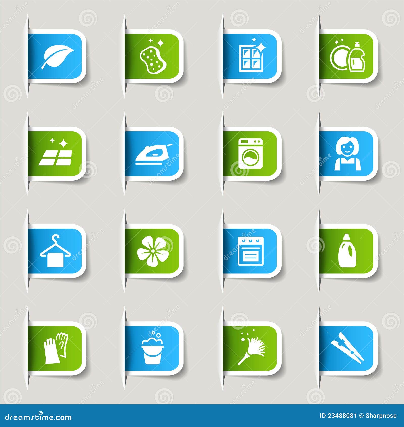 Label - Cleaning Icons stock vector. Illustration of feather - 23488081