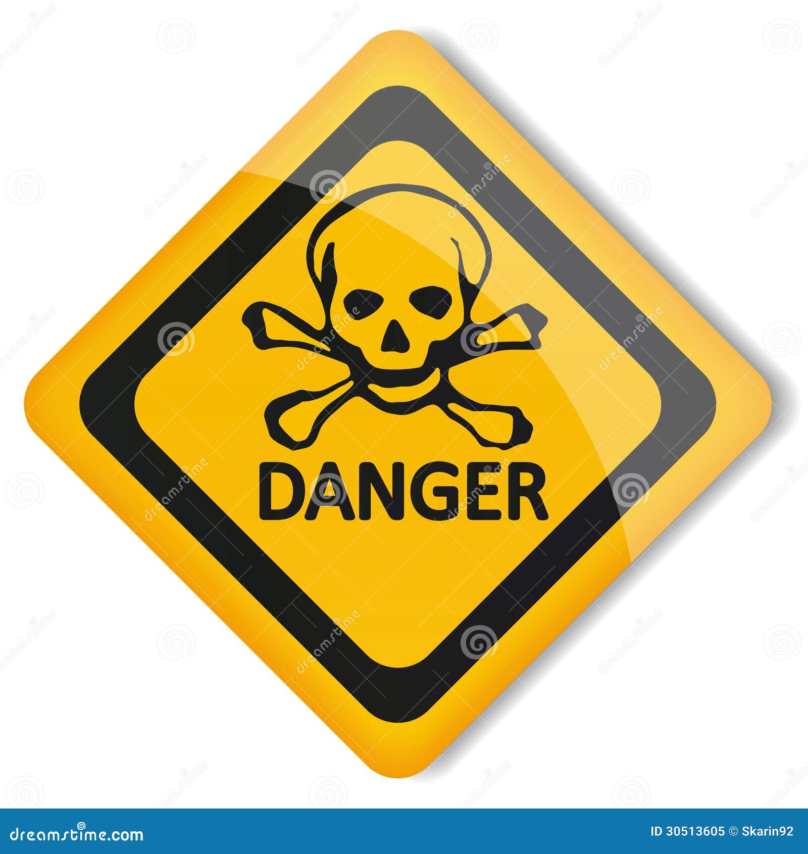 Label danger stock illustration. Illustration of electric - 30513605