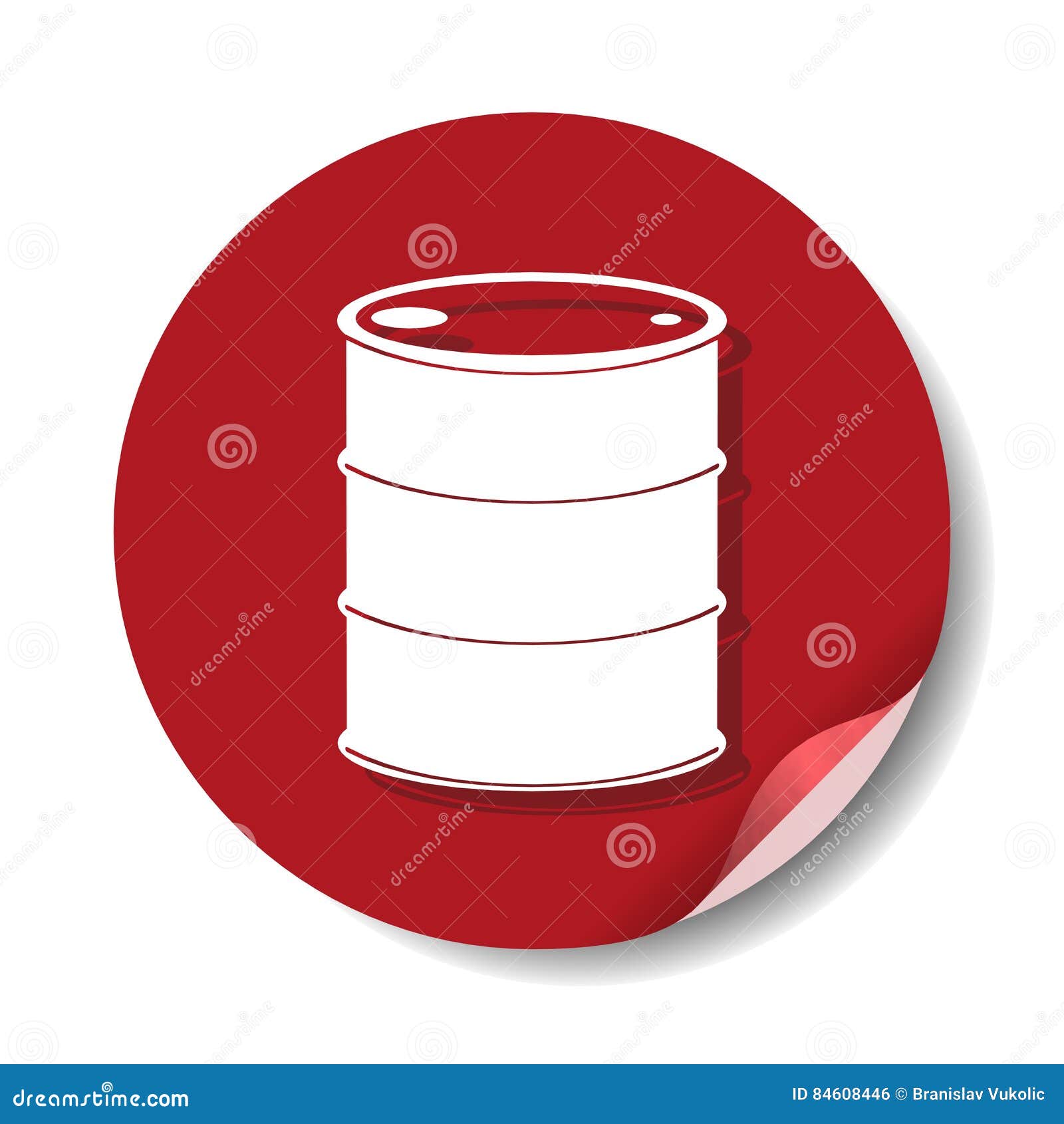 Label De Baril, Illustration Illustration Stock - Illustration du gare ...