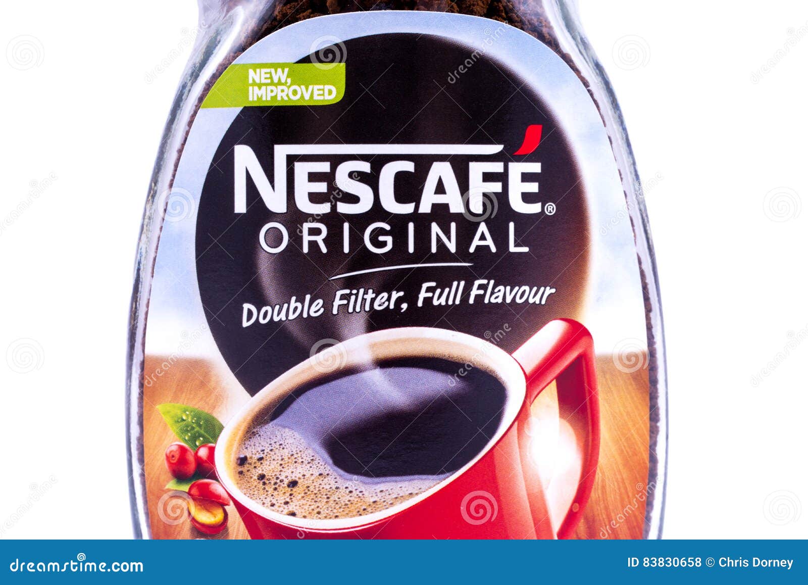 Label de café de Nescafe photo stock éditorial. Image du classique ...