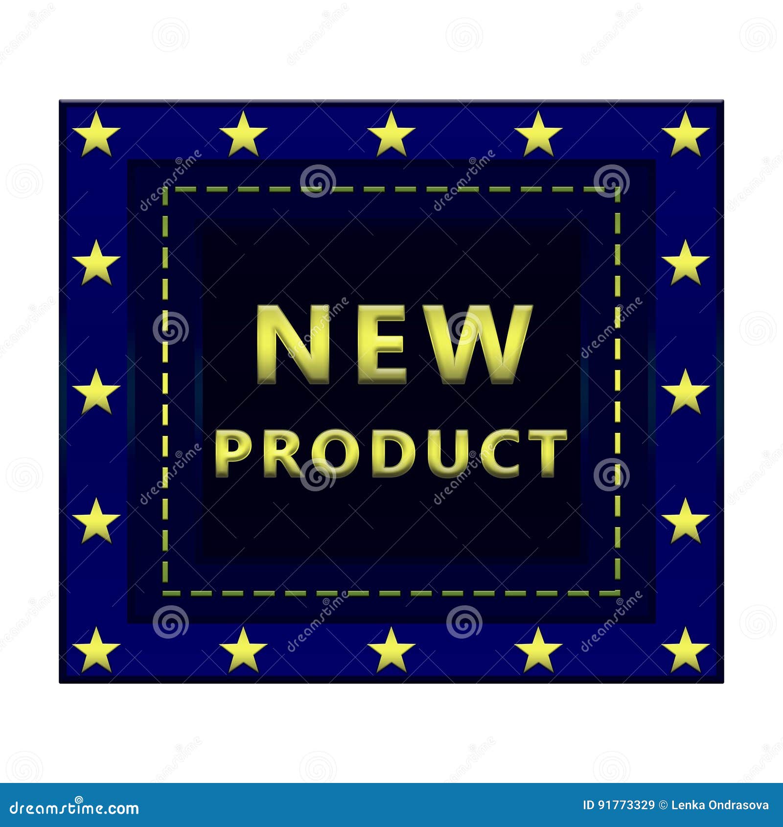 Label de produit nouveau illustration stock. Illustration of garantie ...