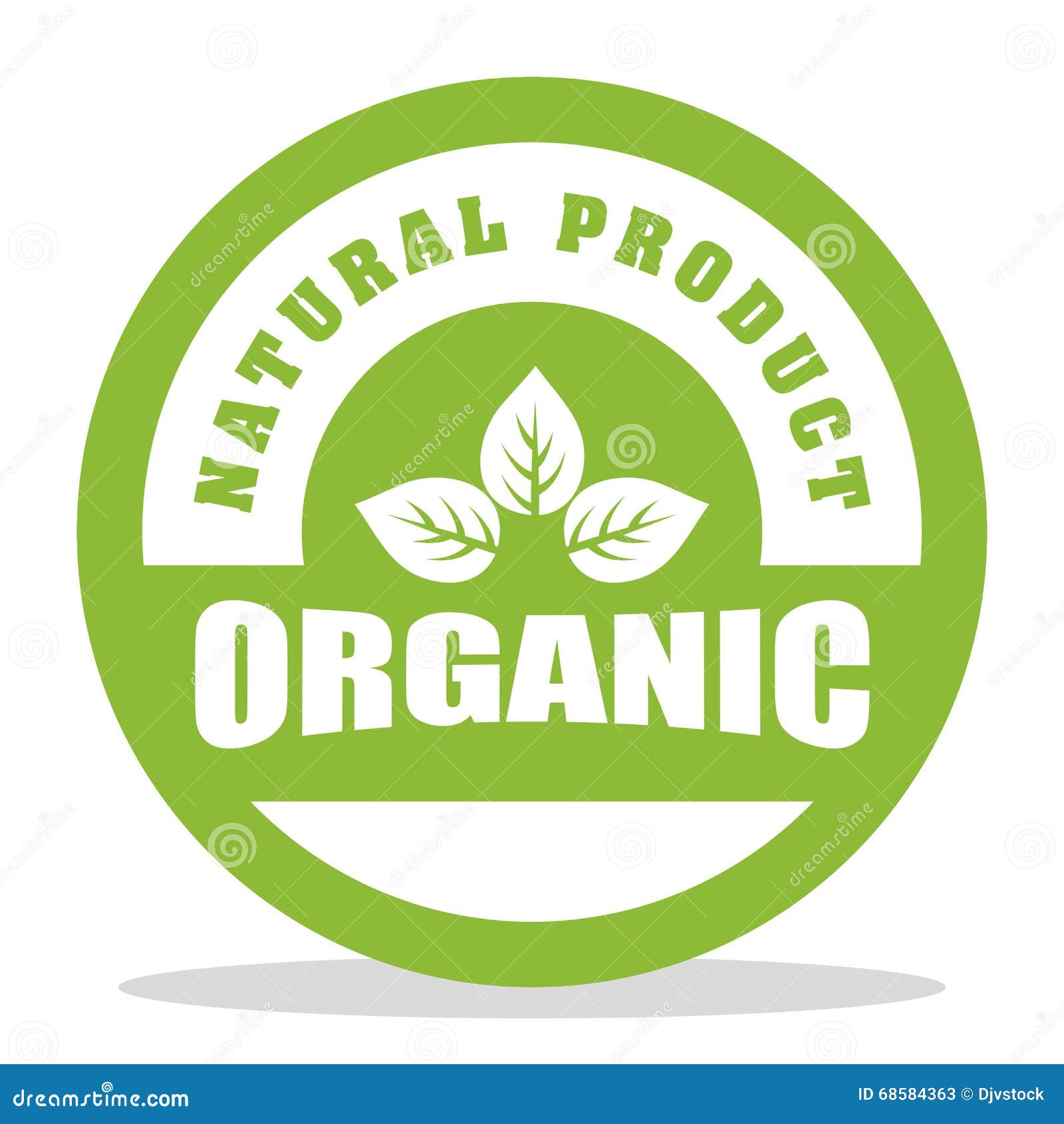 Label De Produit Organique Et Naturel Illustration de Vecteur ...