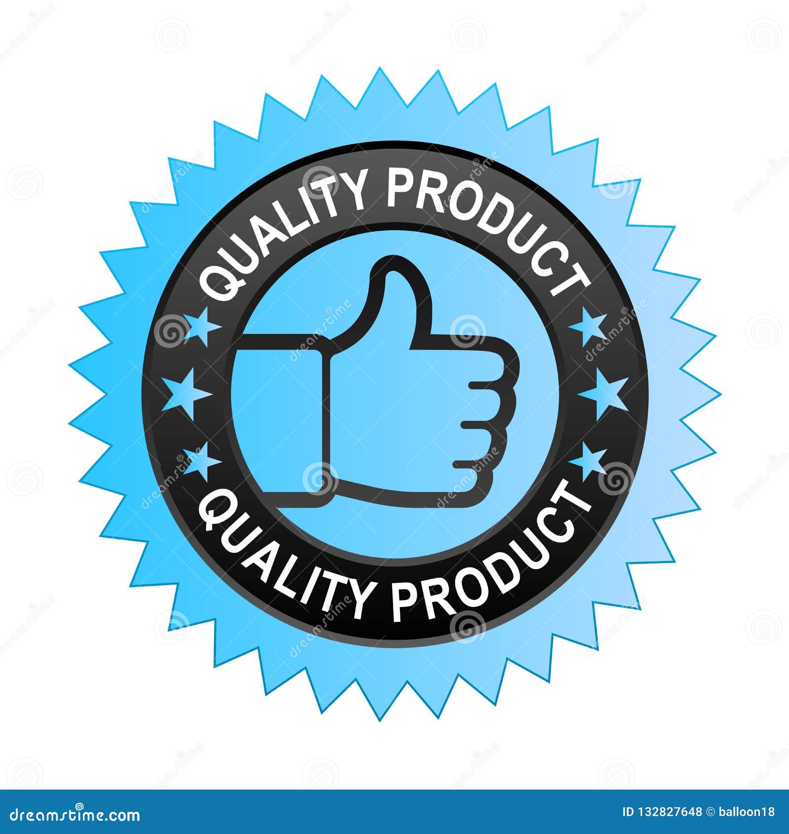 Label De Produit De Qualité Illustration de Vecteur - Illustration of ...