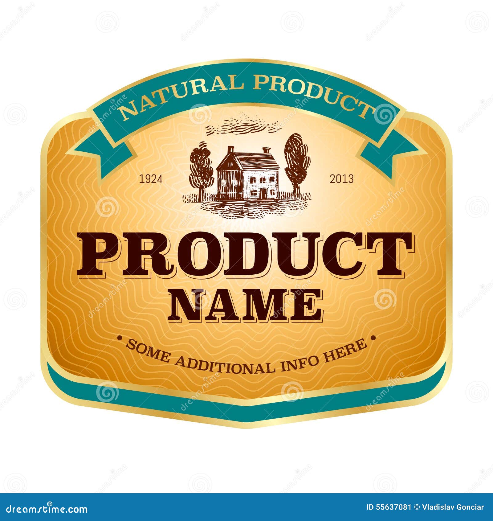 Editable Label Template Vector Illustration | CartoonDealer.com #22661518