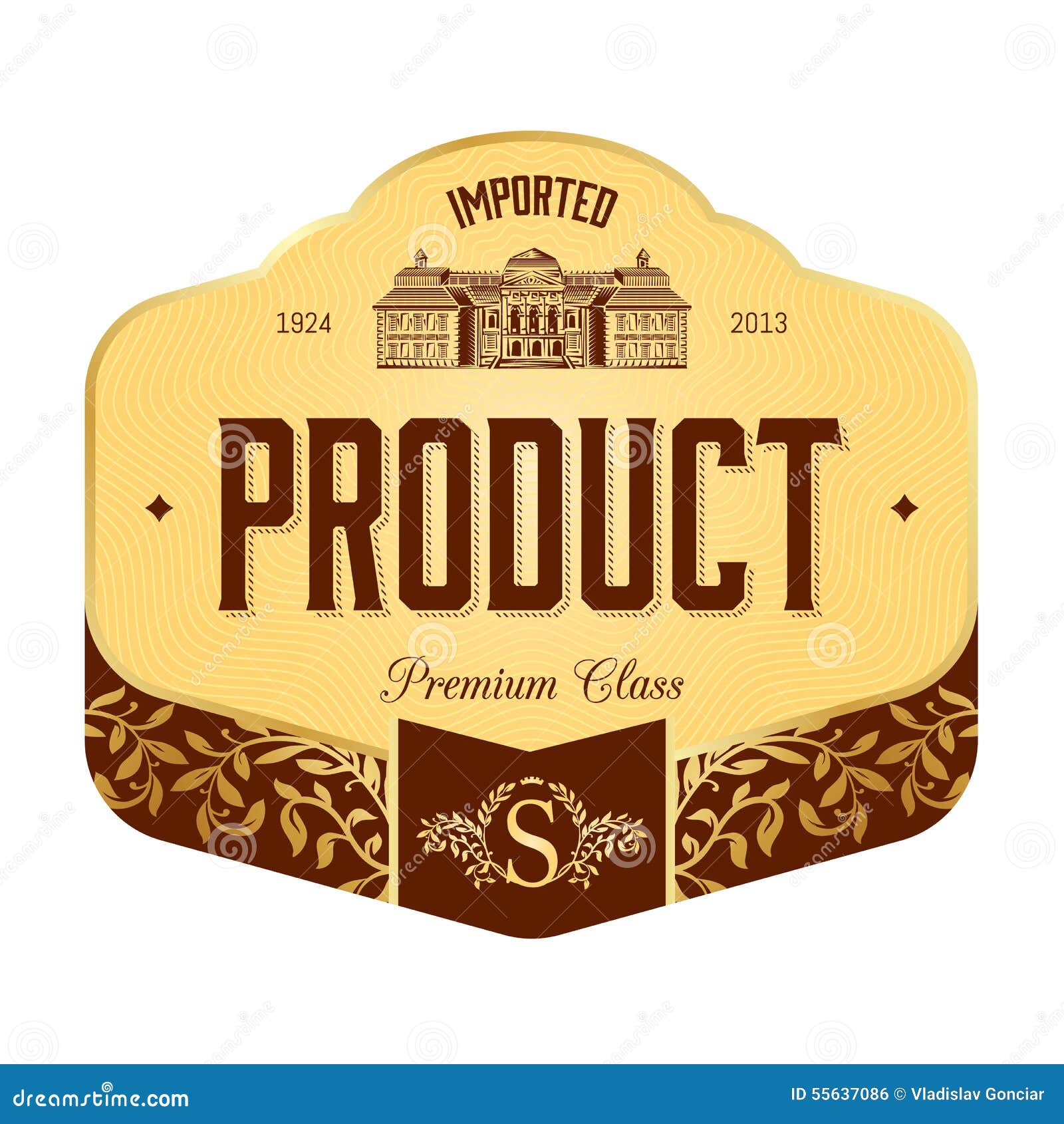 Editable Label Template Vector Illustration | CartoonDealer.com #22661518