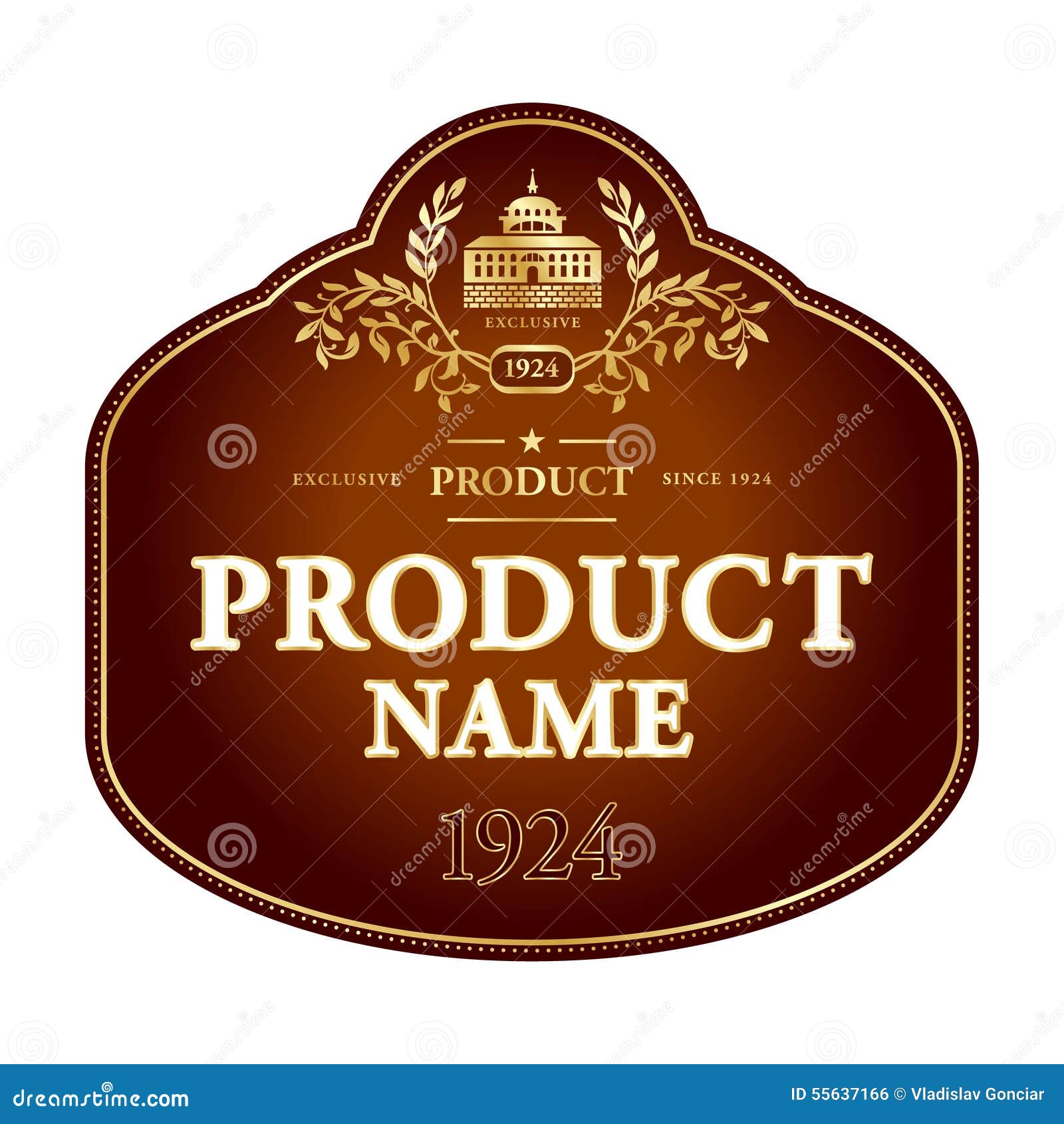 Editable Label Template Vector Illustration | CartoonDealer.com #22661518
