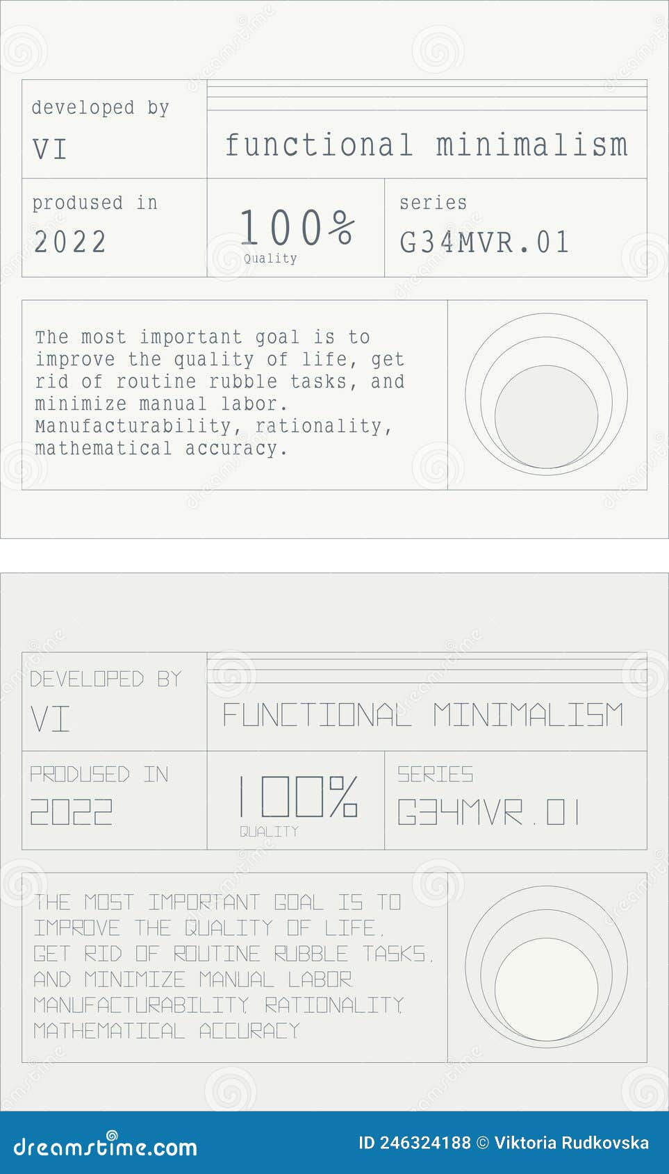 Label Design Example. Template Packaging Design Stock Vector ...
