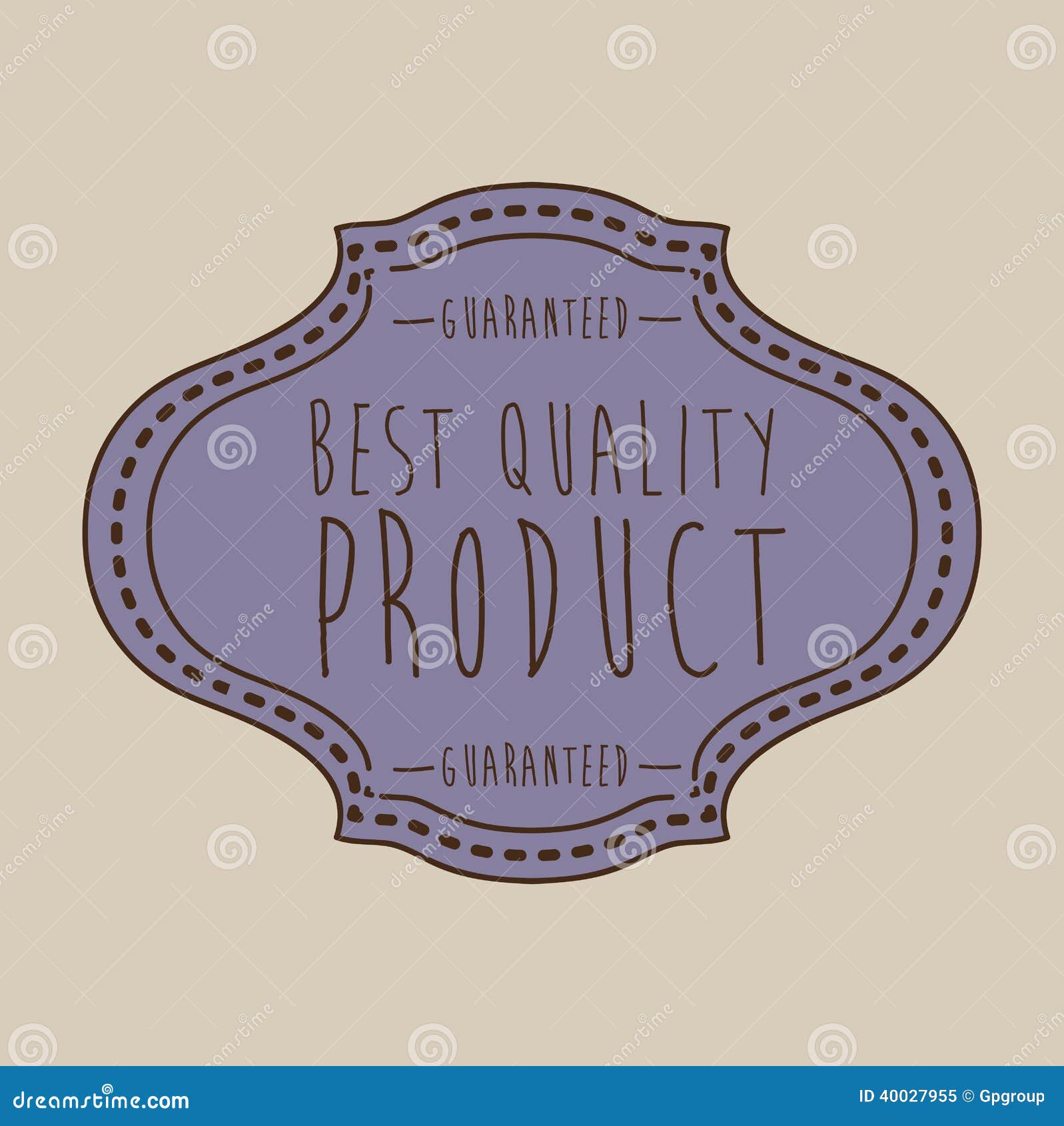 Label design stock vector. Illustration of badge, guarantee - 40027955