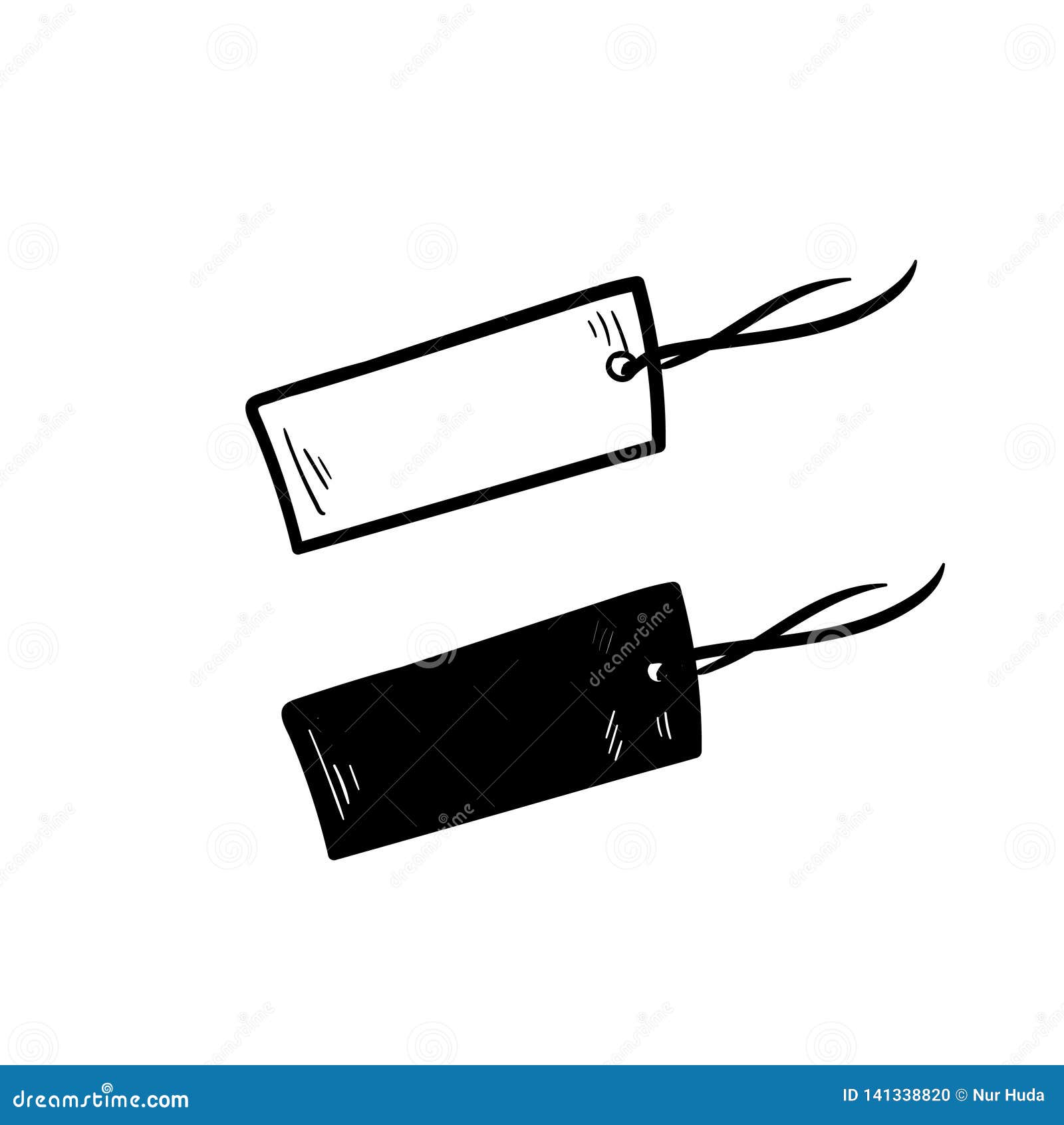 Label Doodle Doodle Icon Vector Stock Vector - Illustration of drawing ...