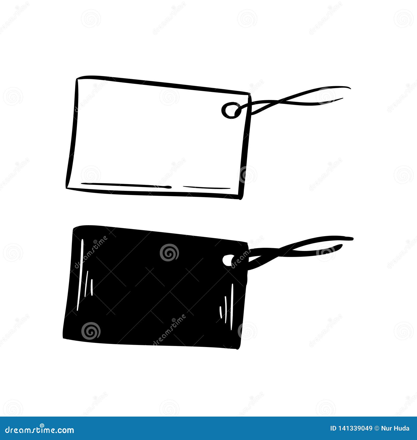 Label Doodle Doodle Icon Vector Stock Illustration - Illustration of ...