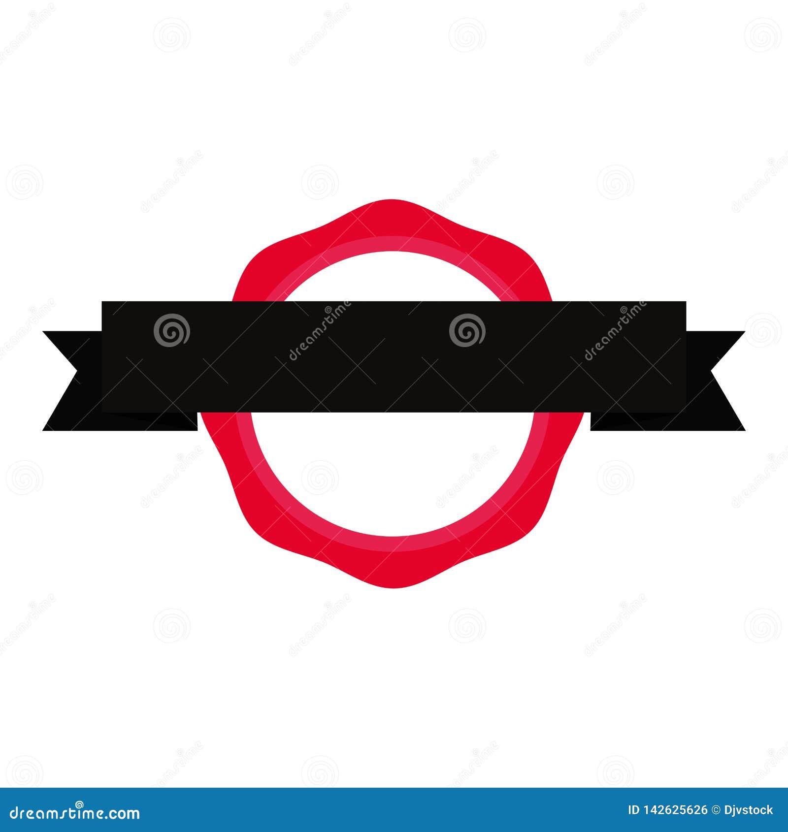 Label Empty Template on White Background Stock Vector - Illustration of ...