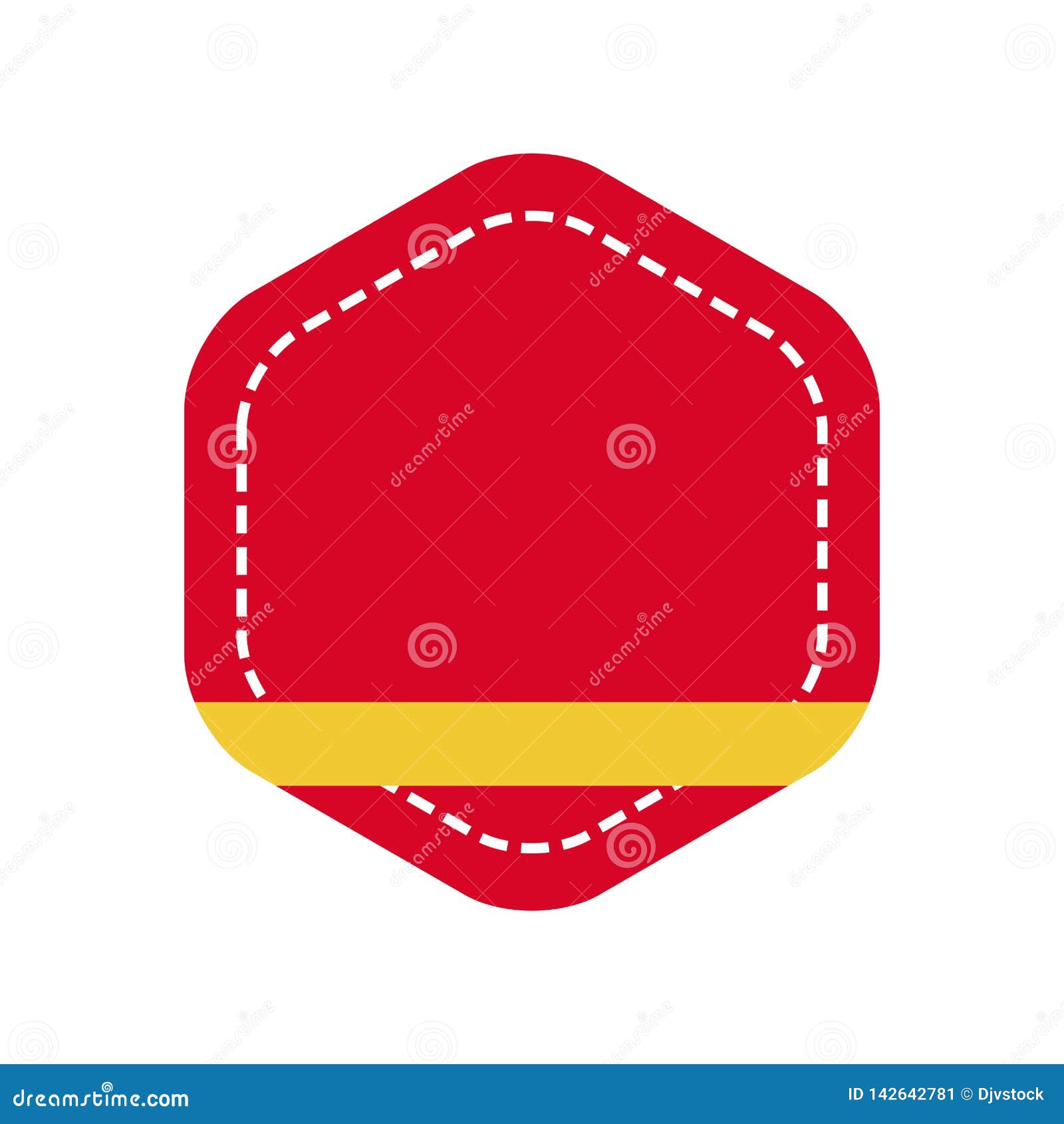 Label Empty Template on White Background Stock Vector - Illustration of ...