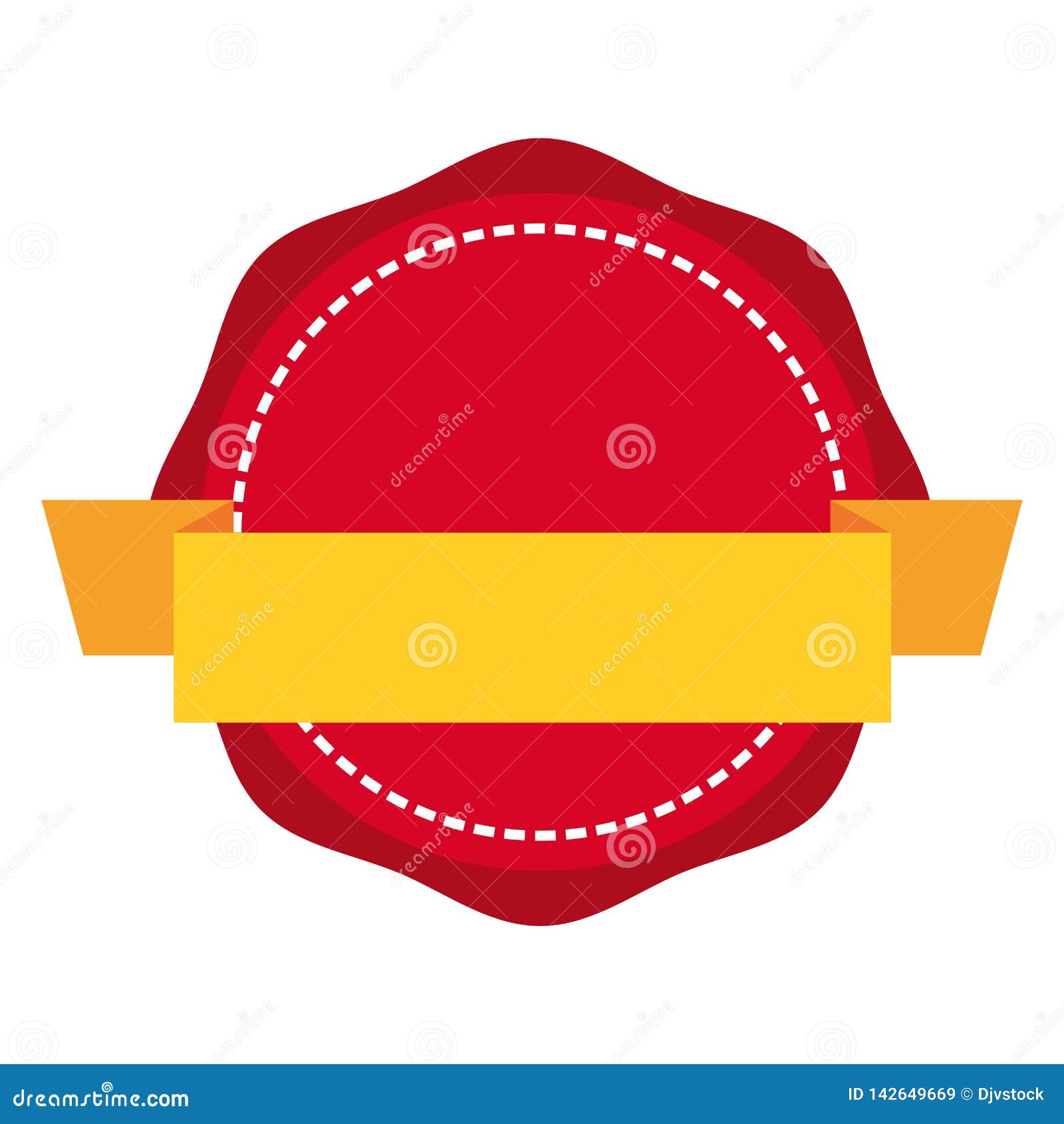 Label Empty Template on White Background Stock Vector - Illustration of ...