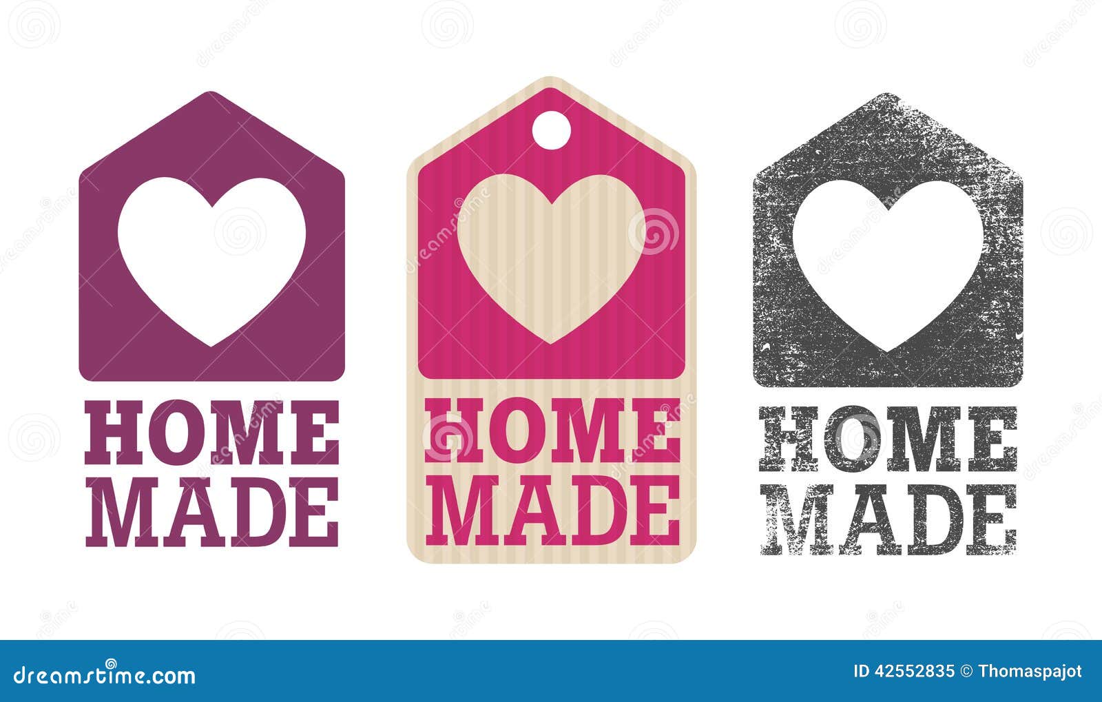 Label fait maison illustration de vecteur. Illustration du homemade ...