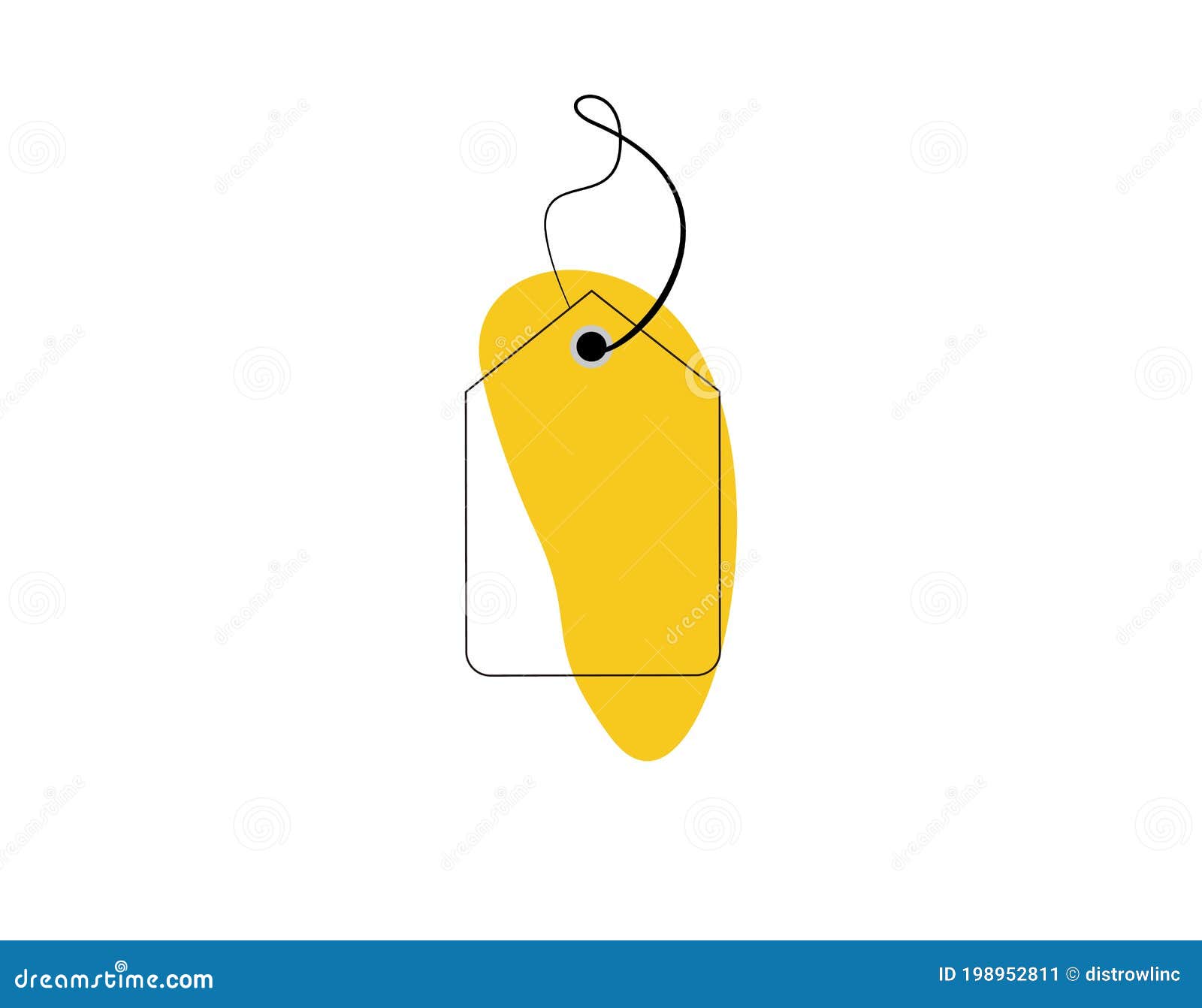 Label Flat Icon on White Background in Vector Illustration Stock Vector ...