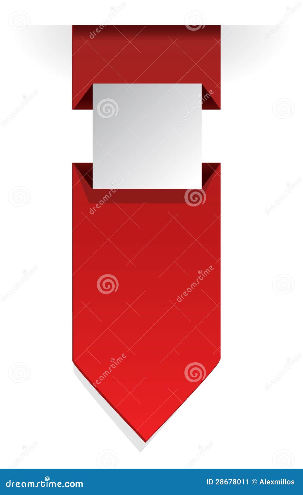 Label folded banner stock illustration. Illustration of concept - 28678011