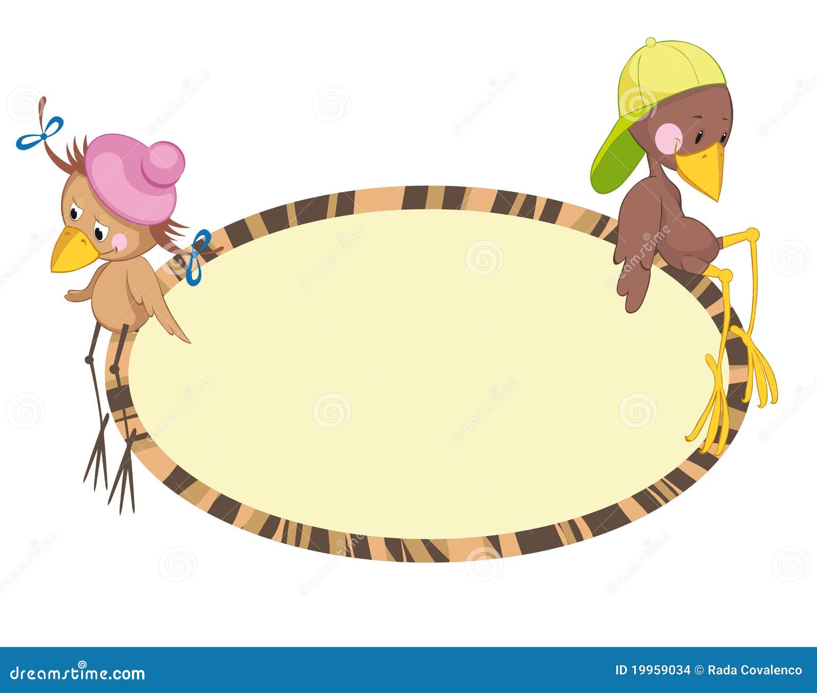 Label frame birds stock vector. Illustration of vector - 19959034