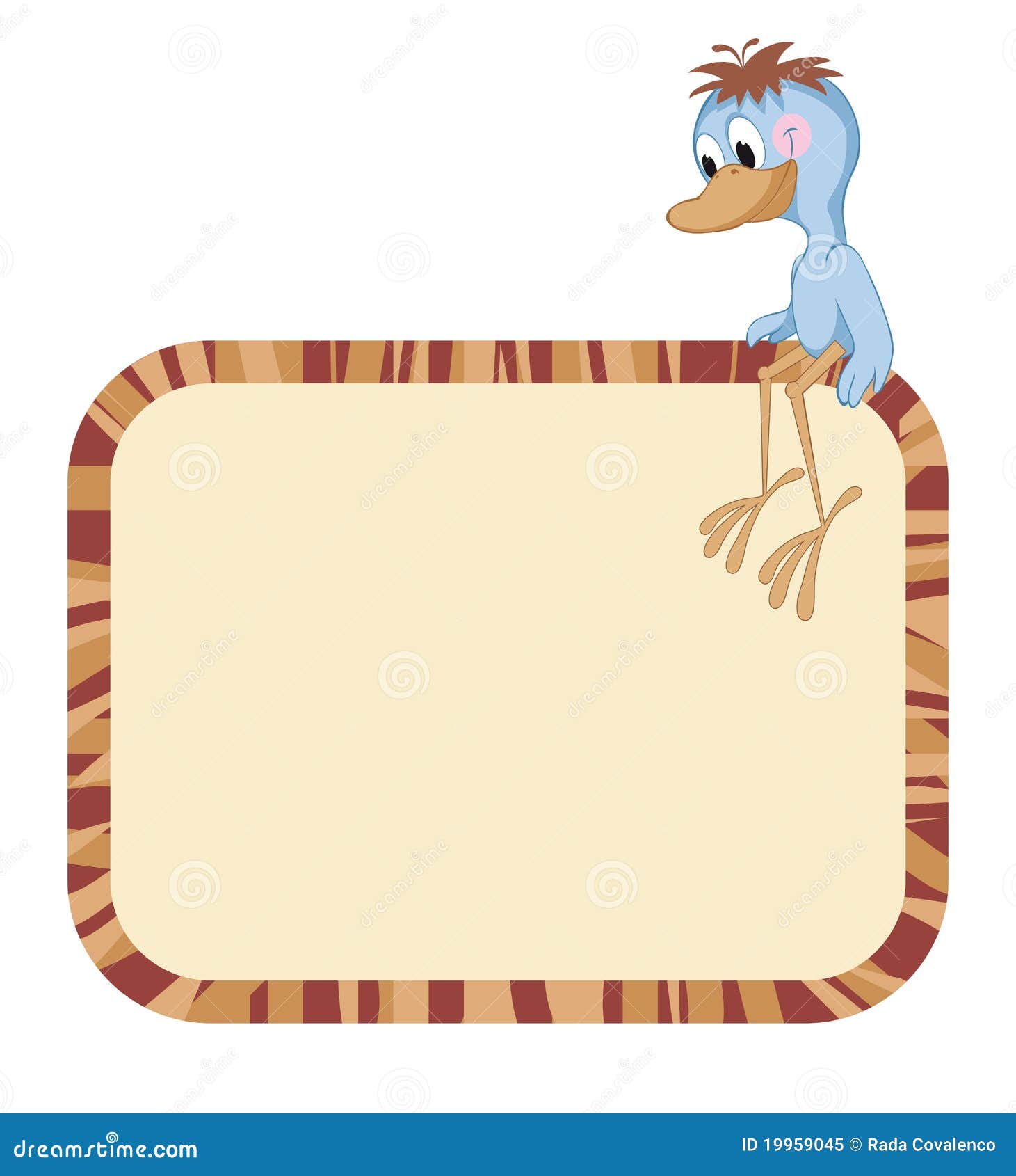 Frame With Birds. Floral Border Royalty-Free Stock Photography ...