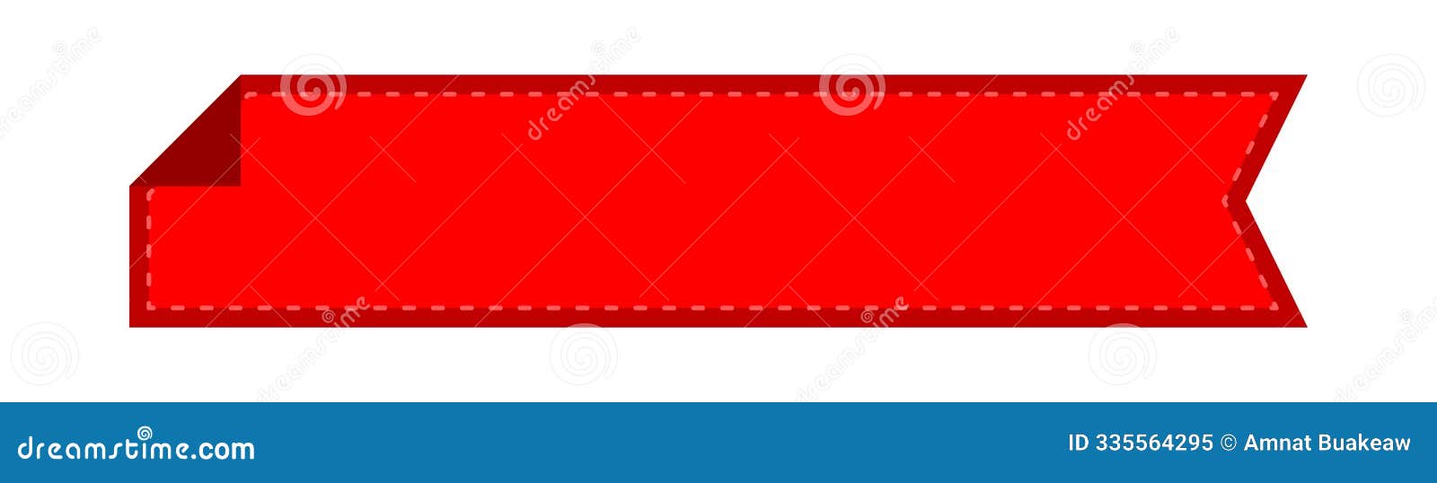 Label Tag, Label Frame Simple, Red Label Tag Rectangular for Text Frame ...