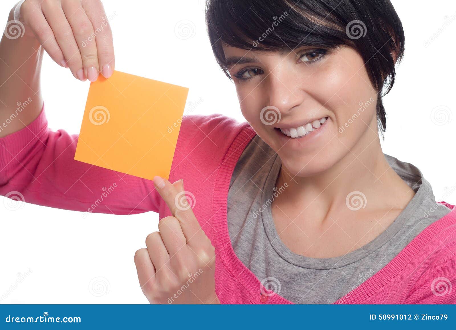 Label Girl 1 stock photo. Image of advertising, beautiful - 50991012