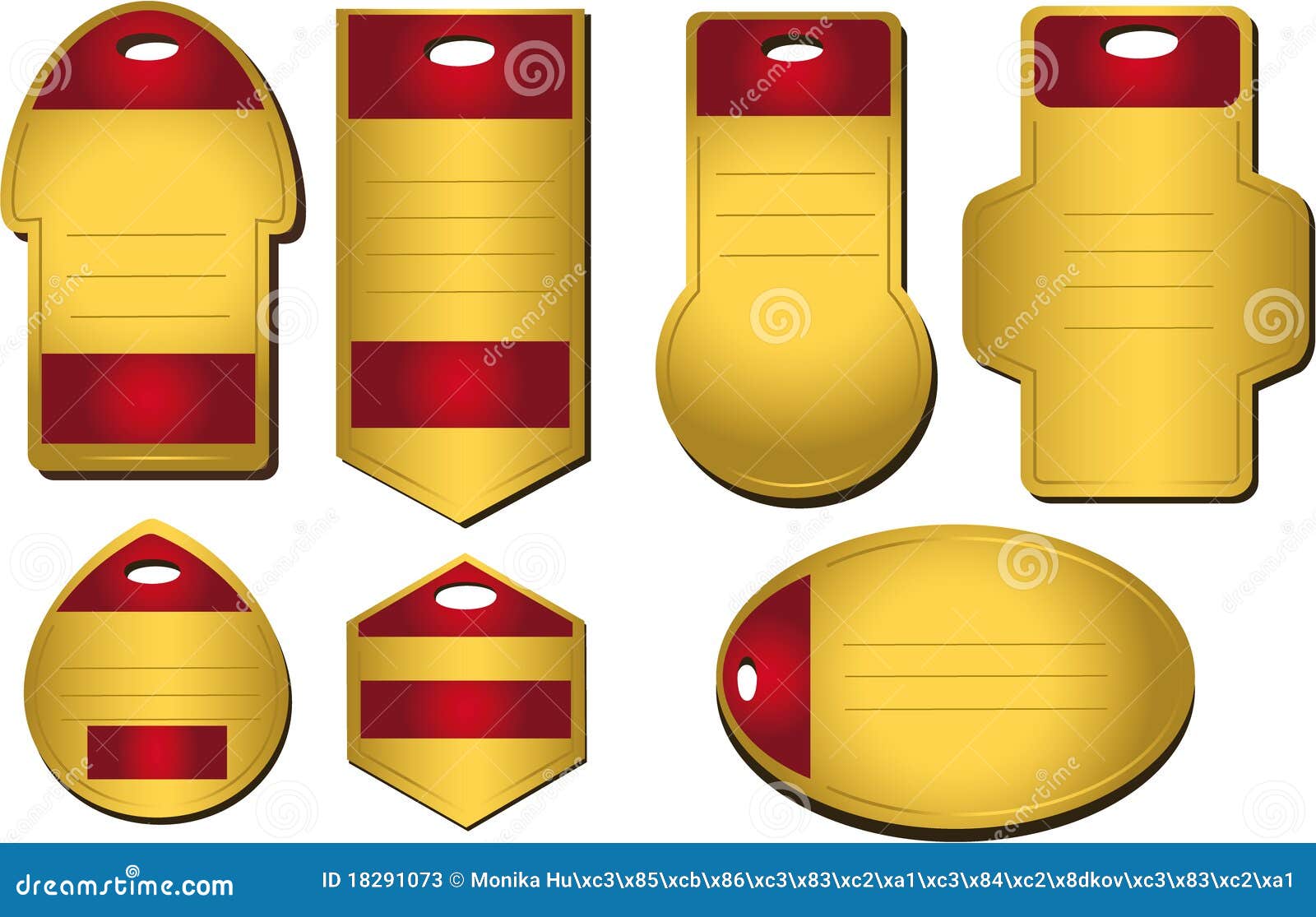Label Gold Red stock vector. Illustration of price, label - 18291073