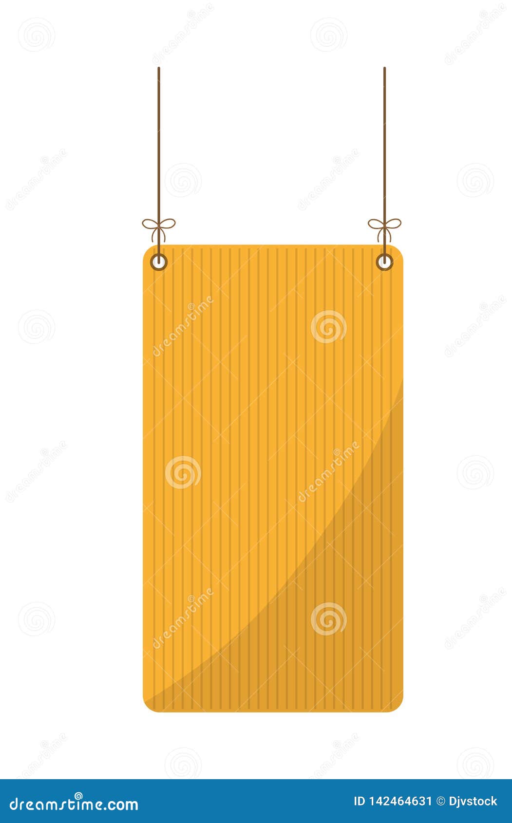 Label Hanging Isolated Icon Stock Vector - Illustration of message ...