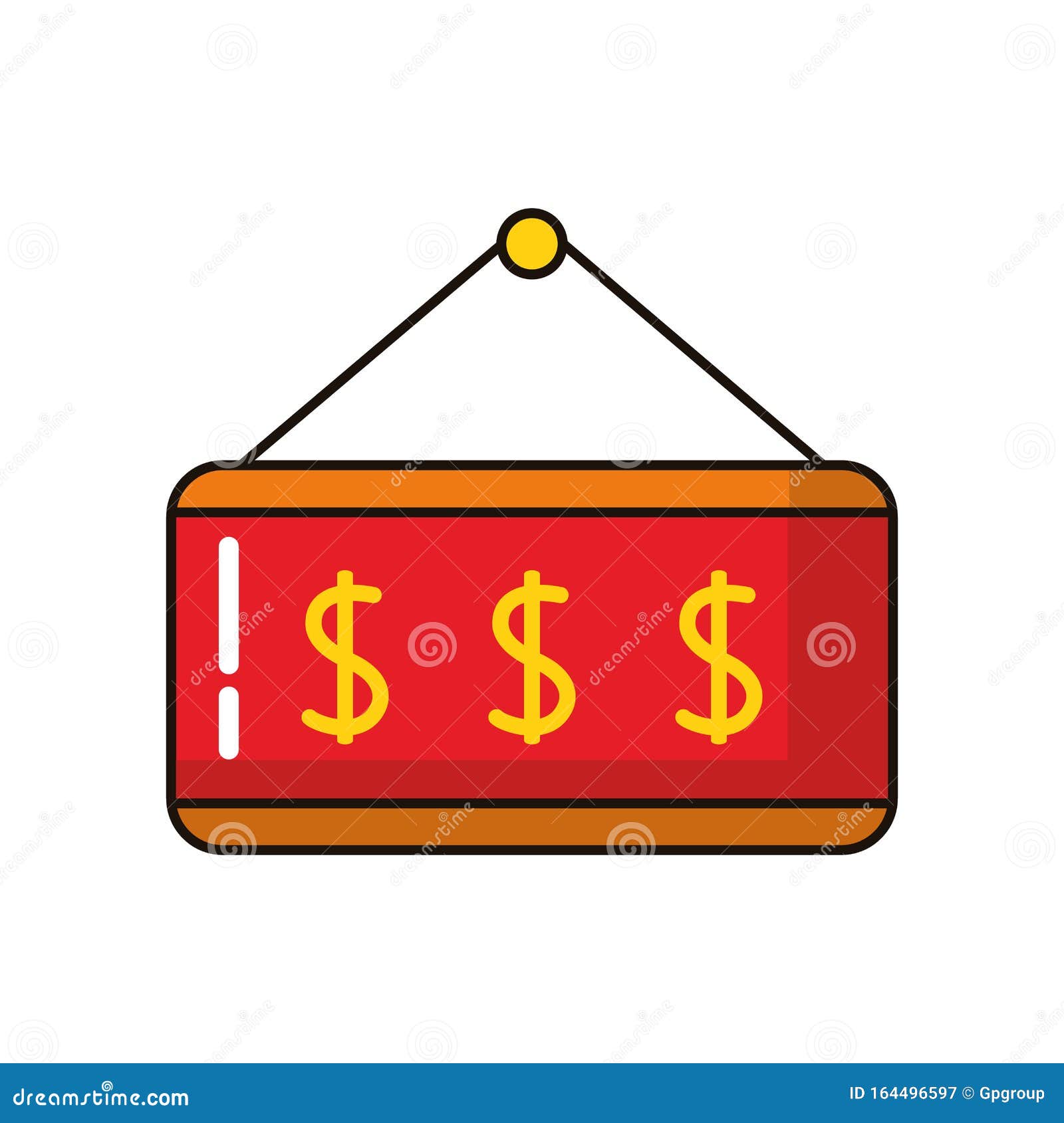 Label Hanging with Price Commercial Stock Vector - Illustration of ...